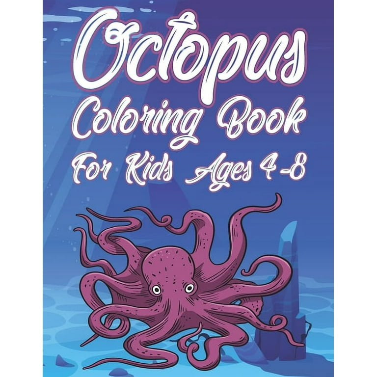 octopus coloring book pages