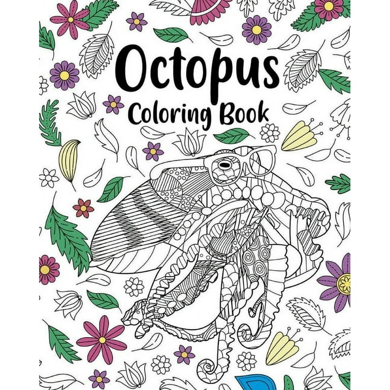 octopus coloring book pages