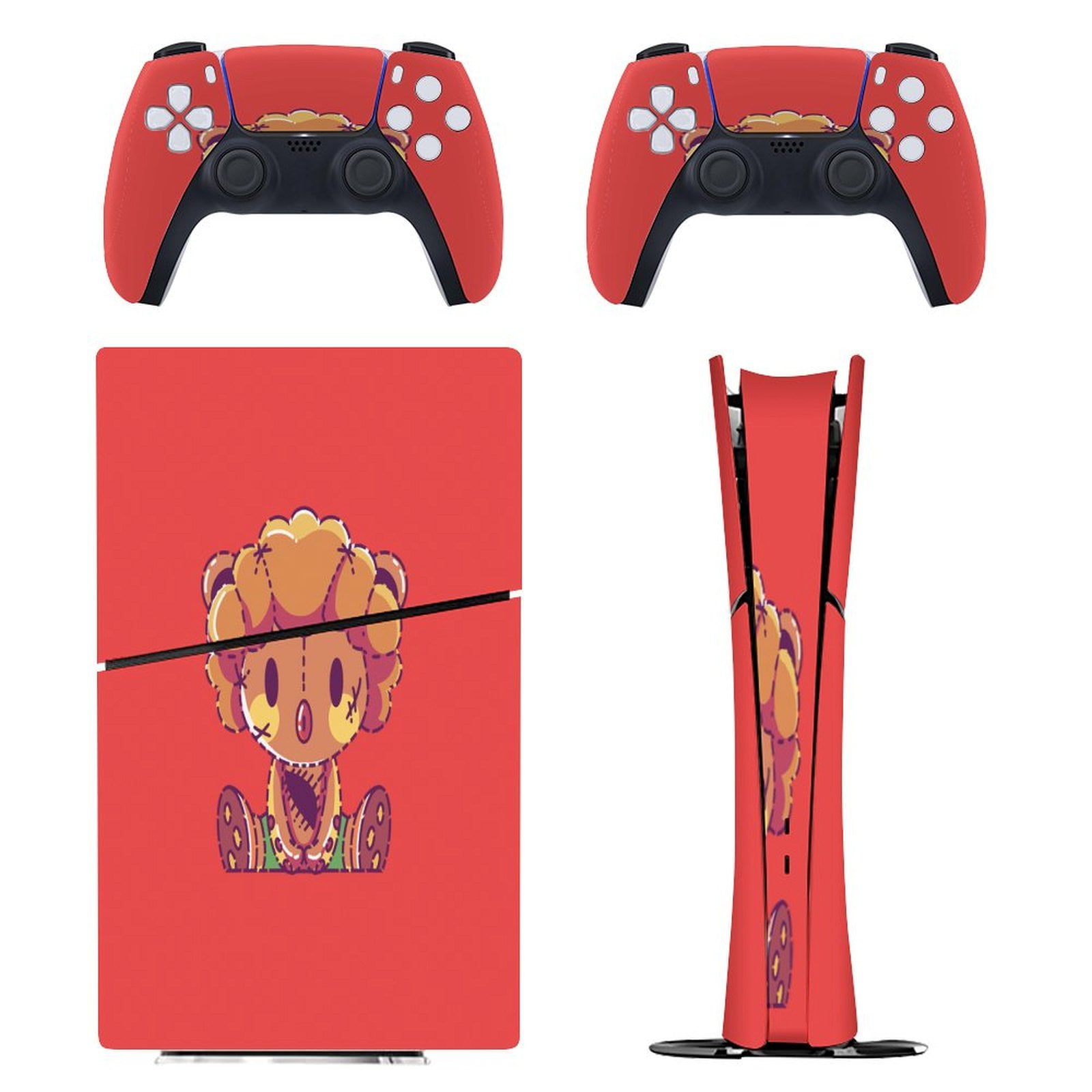 Octopus Doll PS5/PS5 Slim Digital Disc Skin Sticker For Console And ...