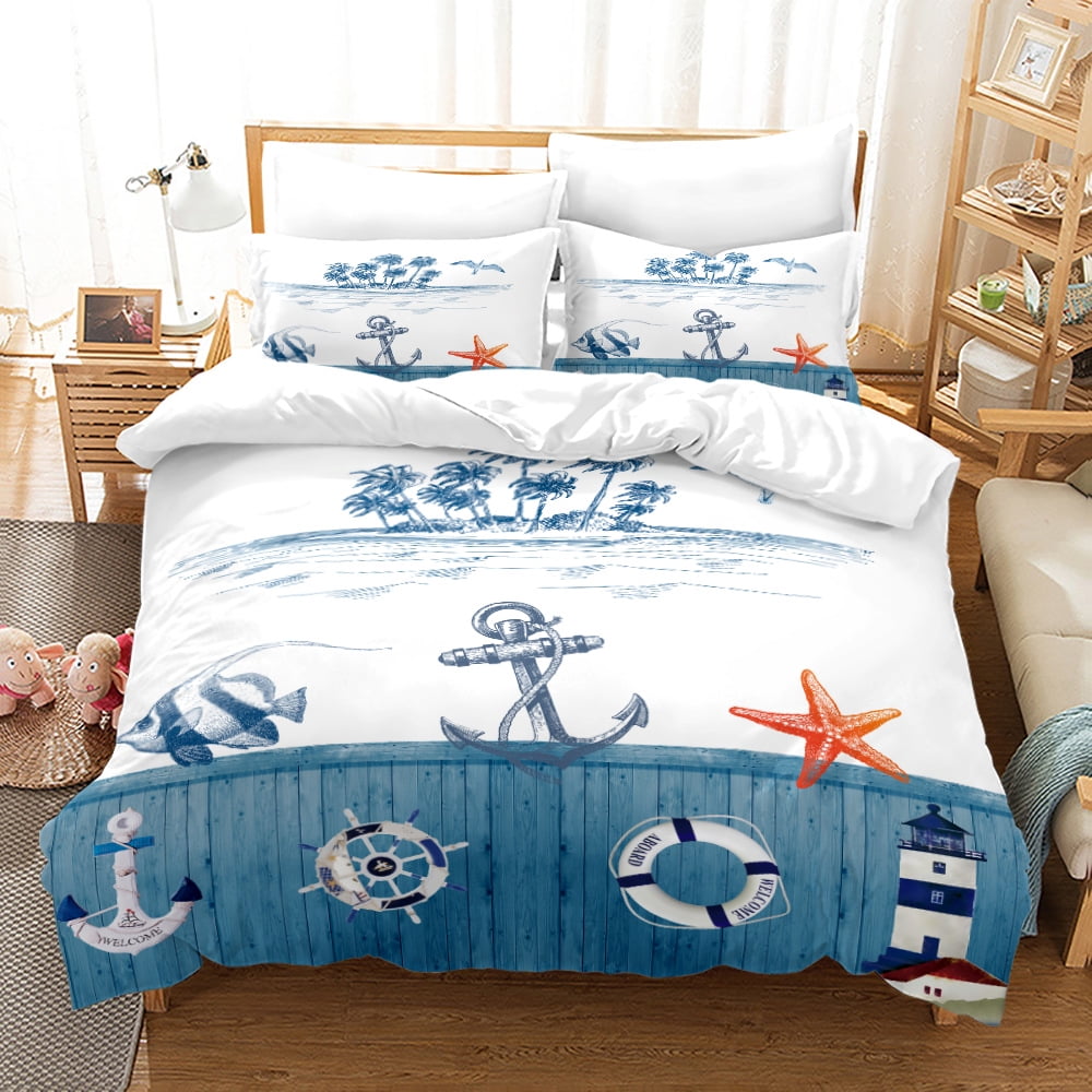 Octopus Duvet Cover Set 3D Printed Decorative Bedding Marine ...
