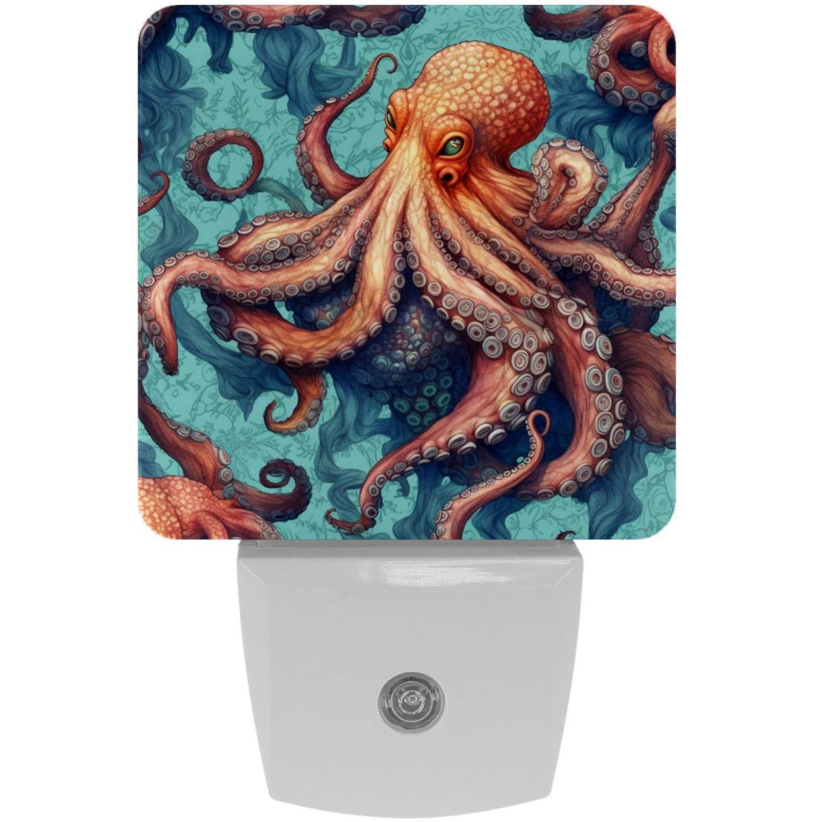 Octopus Enhance Your Space with LED Square Night Lights - Versatile ...