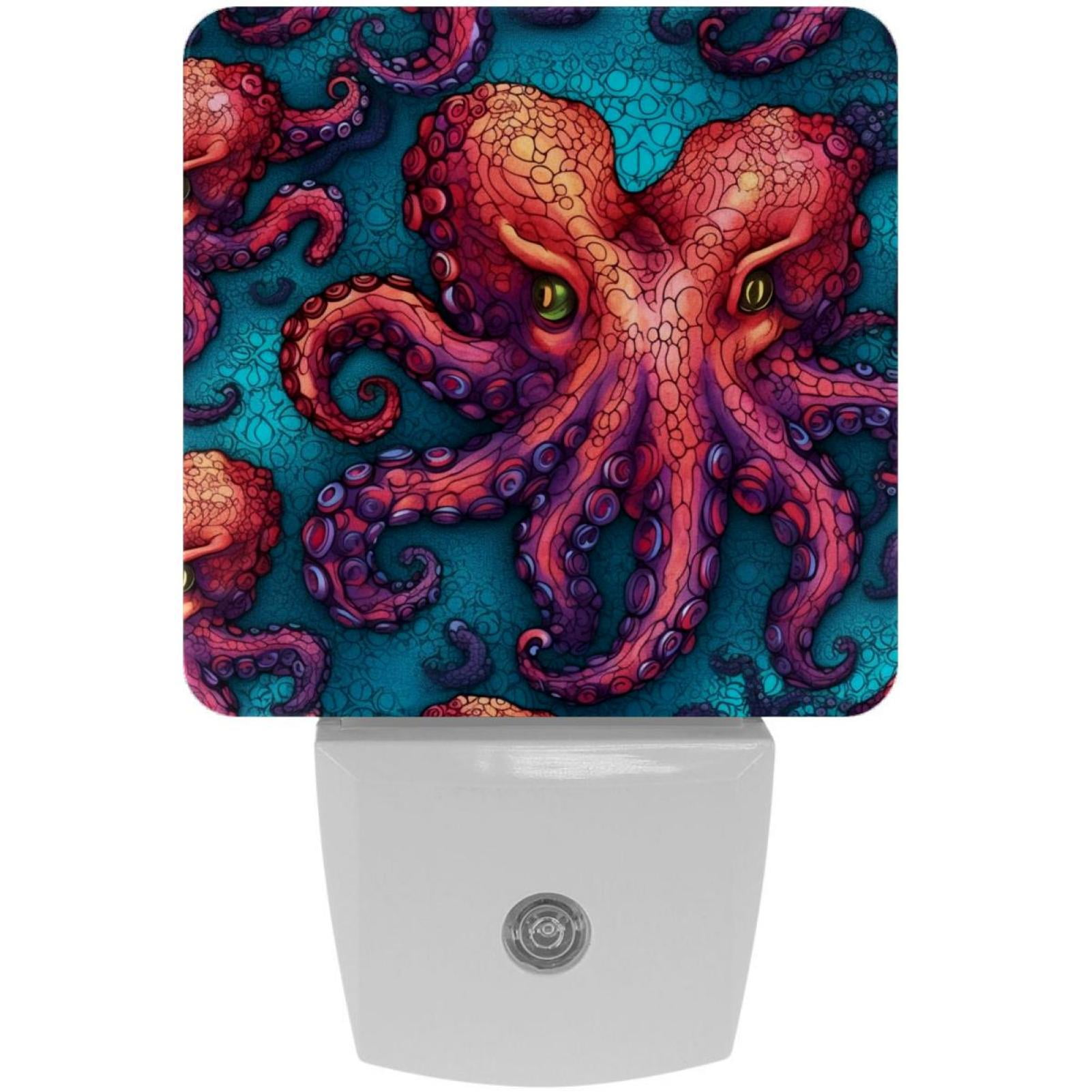 Octopus Enhance Your Space with LED Square Night Lights - Versatile ...
