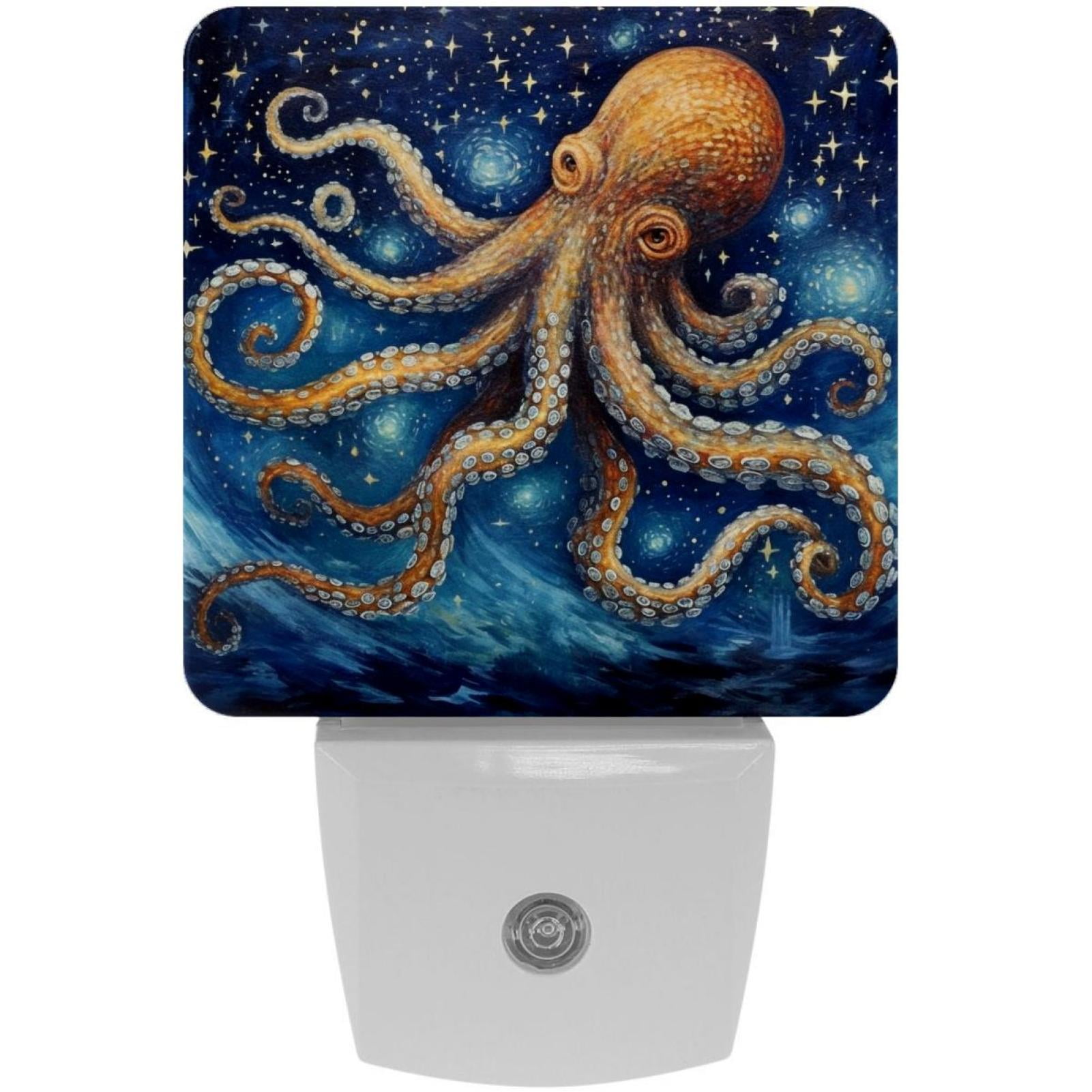 Octopus Enhance Your Space with LED Square Night Lights - Versatile ...