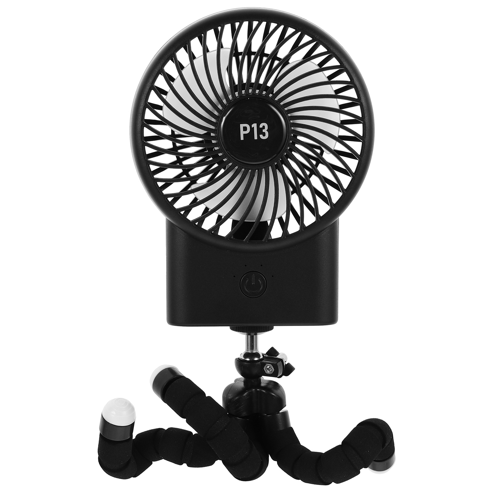 Octopus Fan Small Fans Portable Rechargeable with Flexible Tripod Mini ...