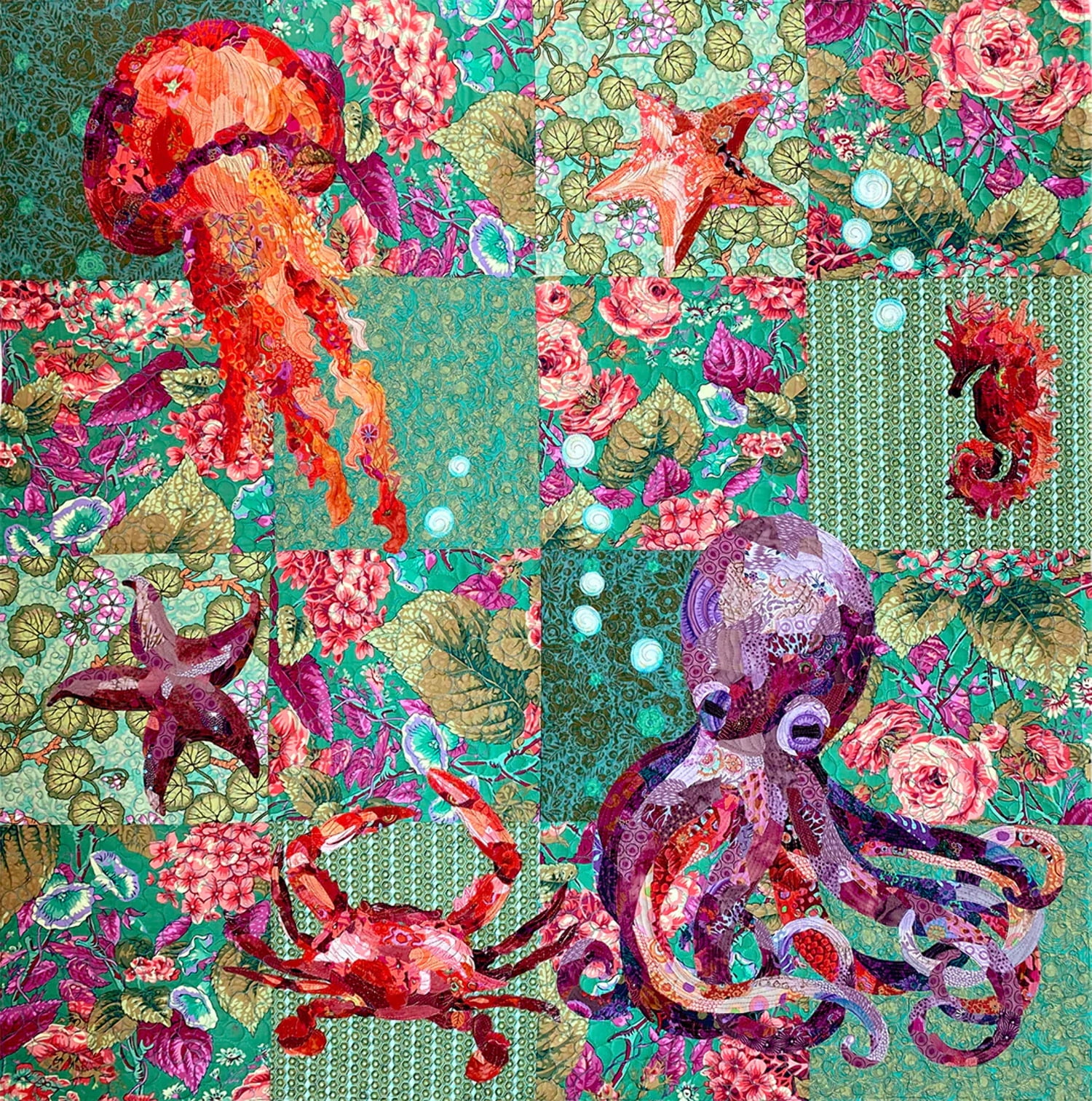 Octopus Garden Quilt Pattern - Walmart.com