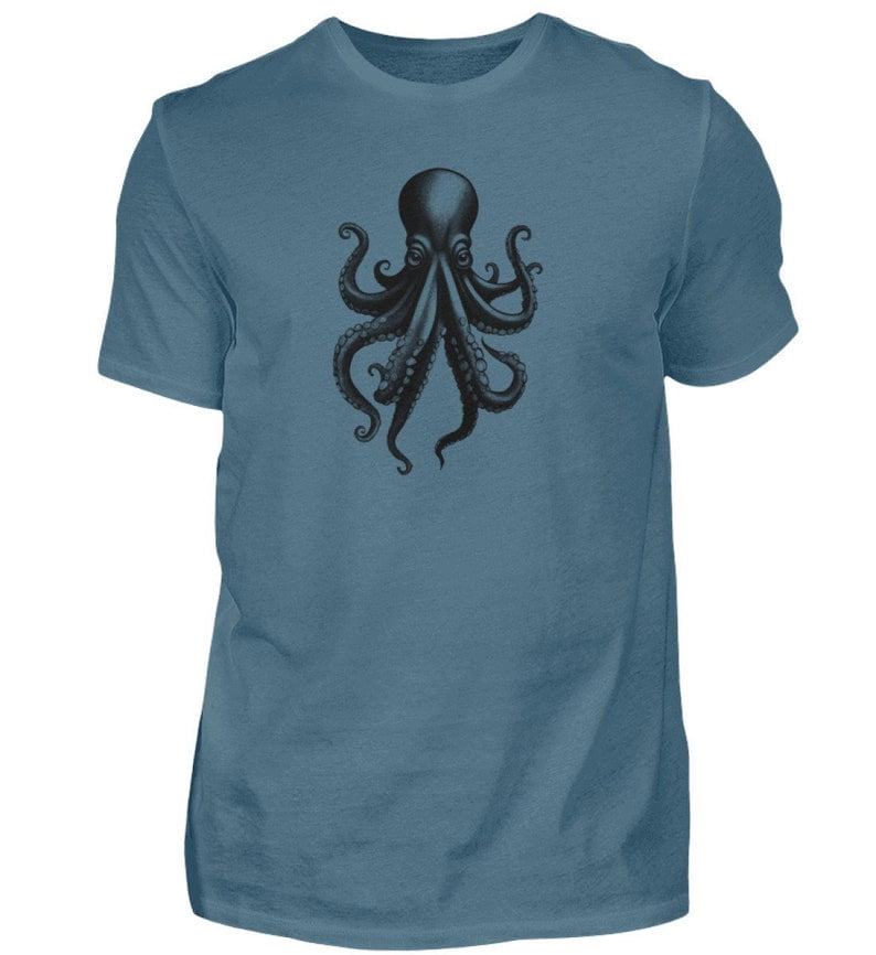Octopus Graphic Men’s Shirt Diver Nature Sea Animal Birthday Gift ...