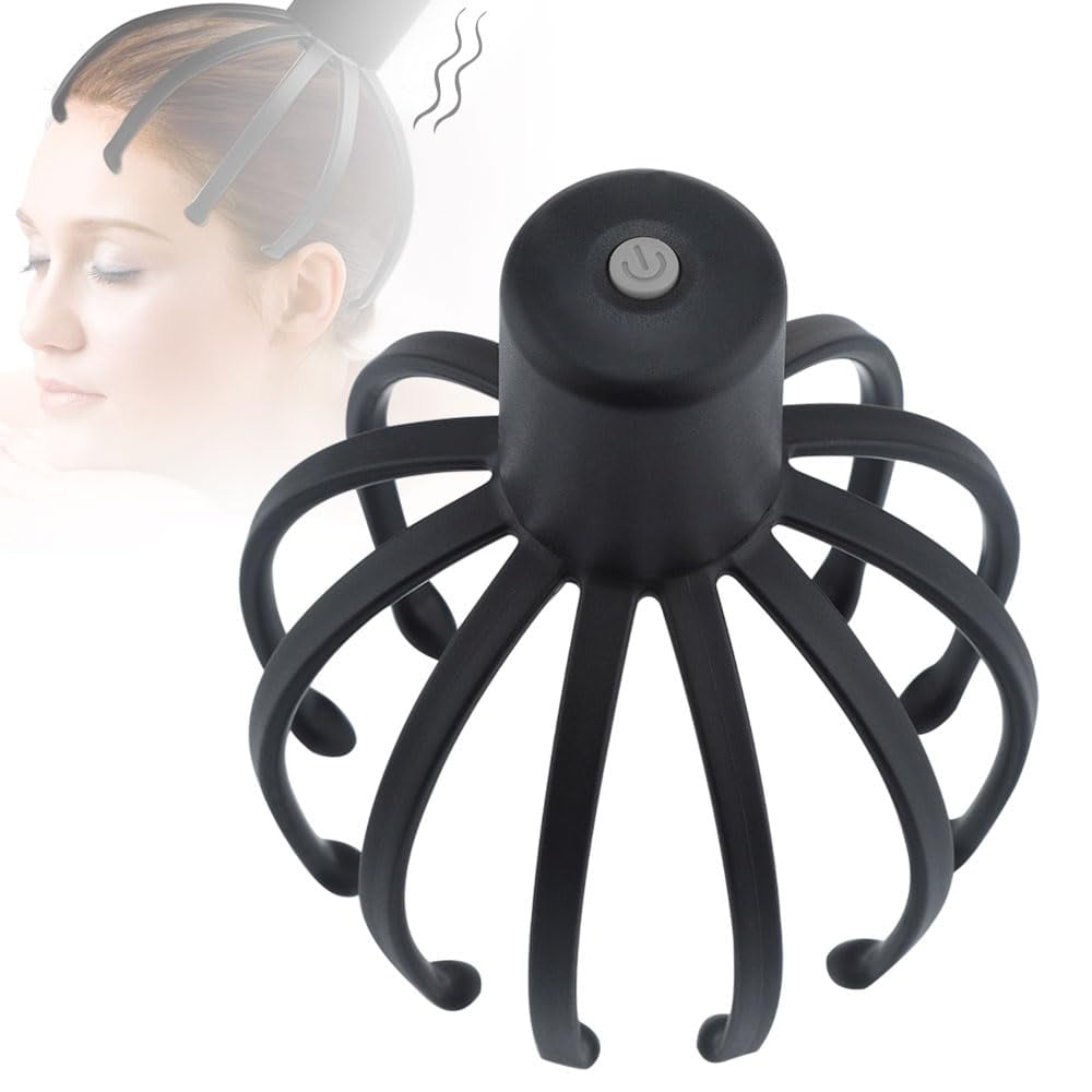 Octopus Head Massager, 2025 New Octopus Head Massager Scalp, Electric ...