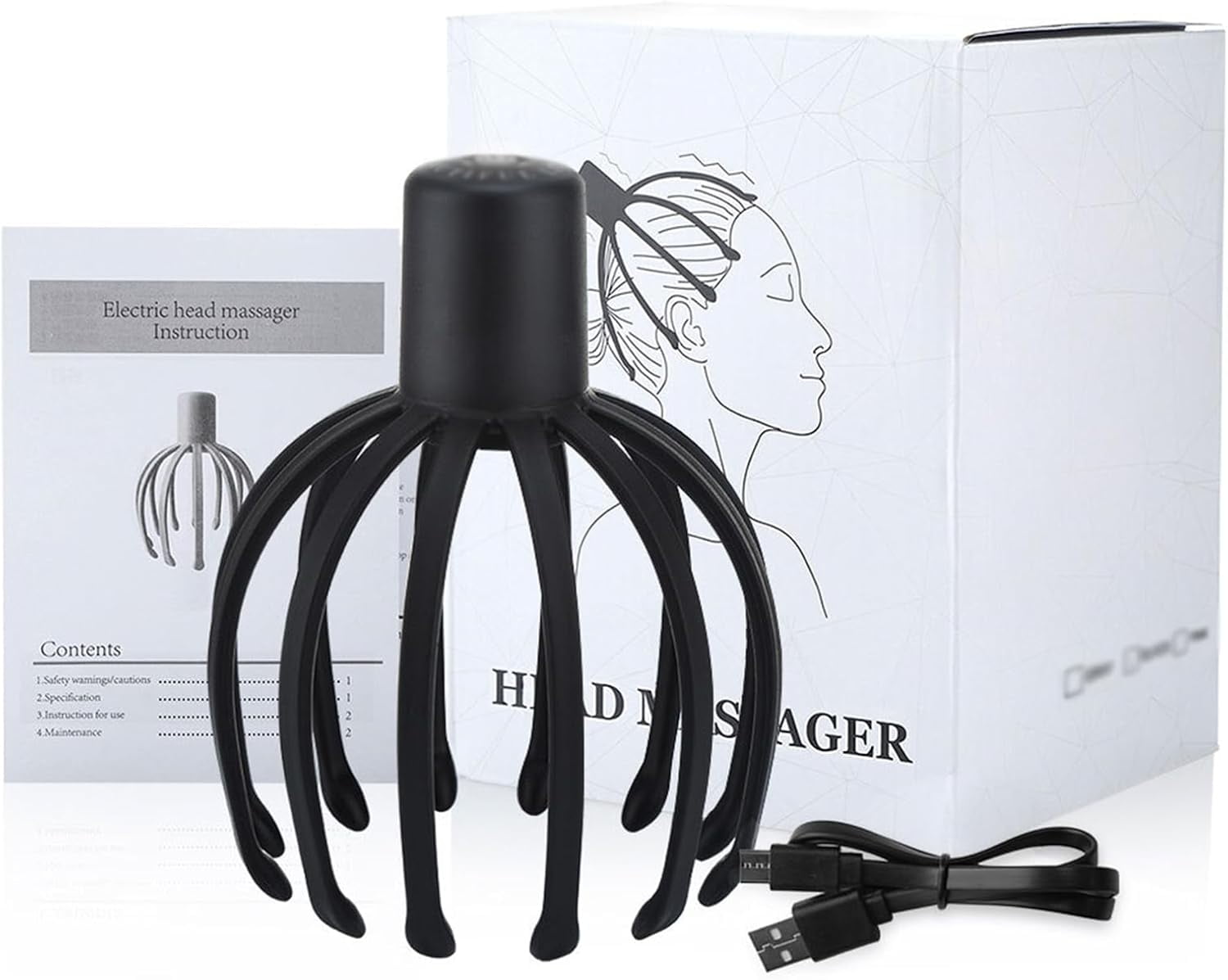 Octopus Head Massager, 2025 Upgraded Octopus Head Massager Scalp ...