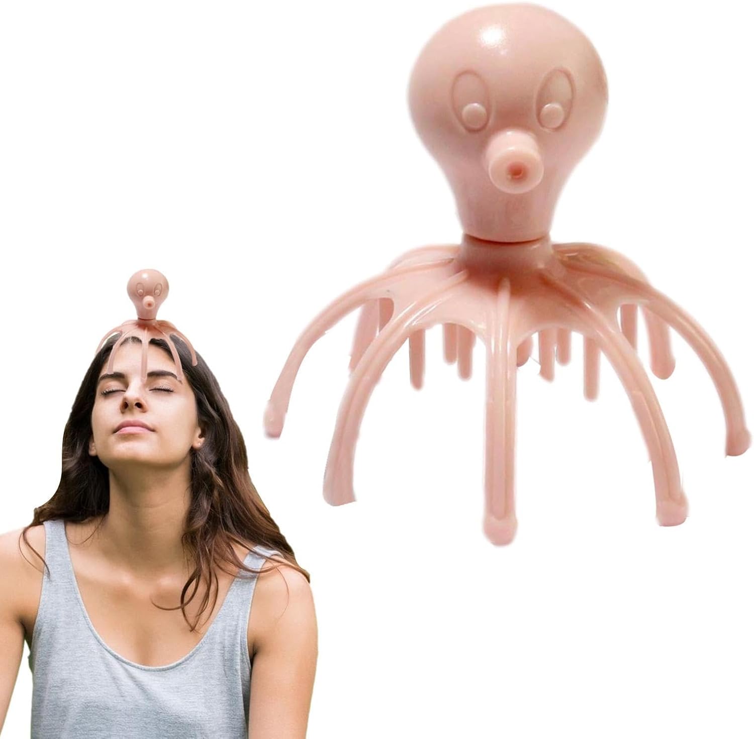 Octopus Head Massager - Octopus Claw Hand Tools Scalp Massagers ...