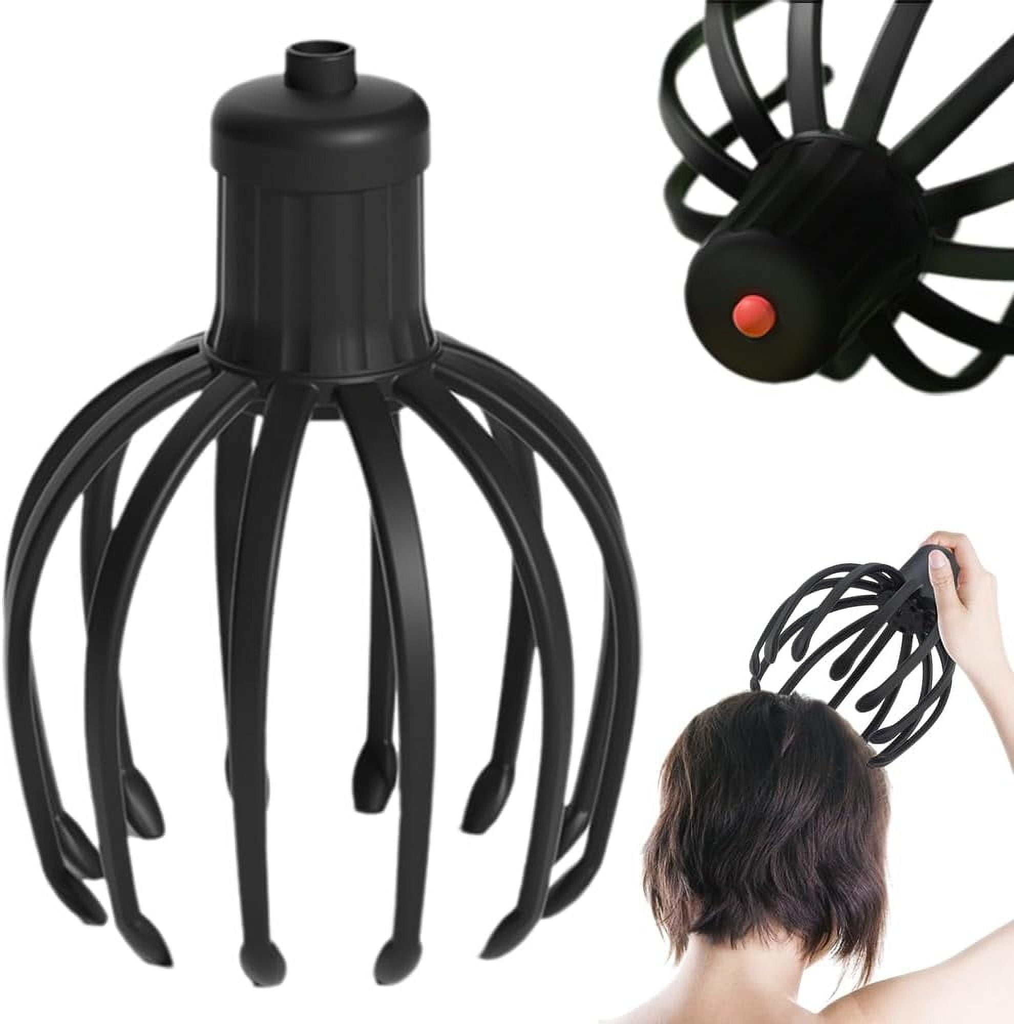 Octopus Head Massager Scalp, Electric Scalp Massager with 12 ...