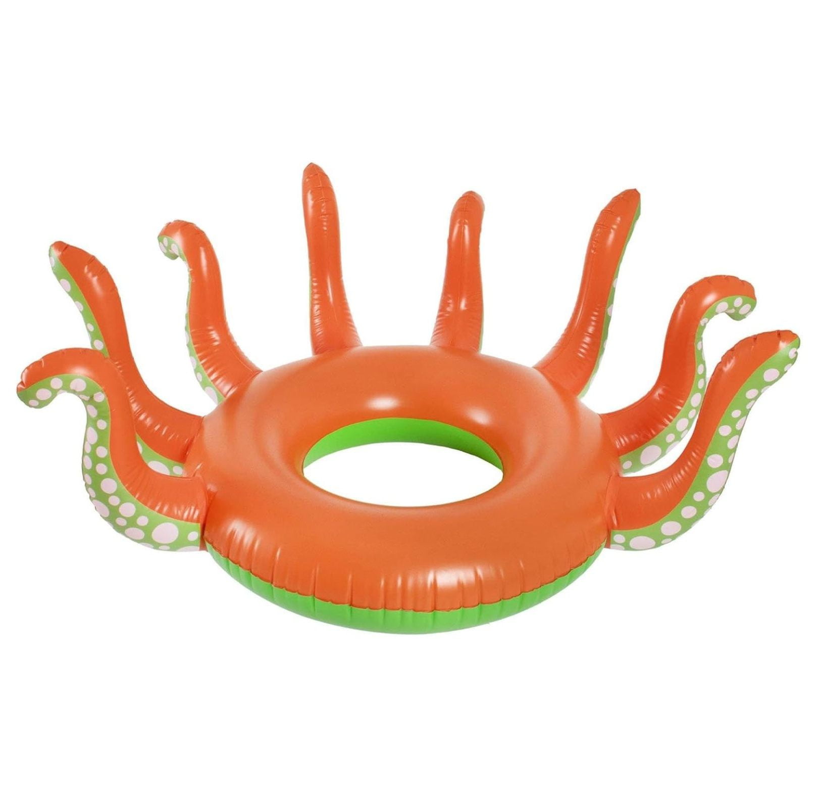 Octopus Inflatable Pool Tube Float – 30" Swim Ring with 8 Inflatable ...