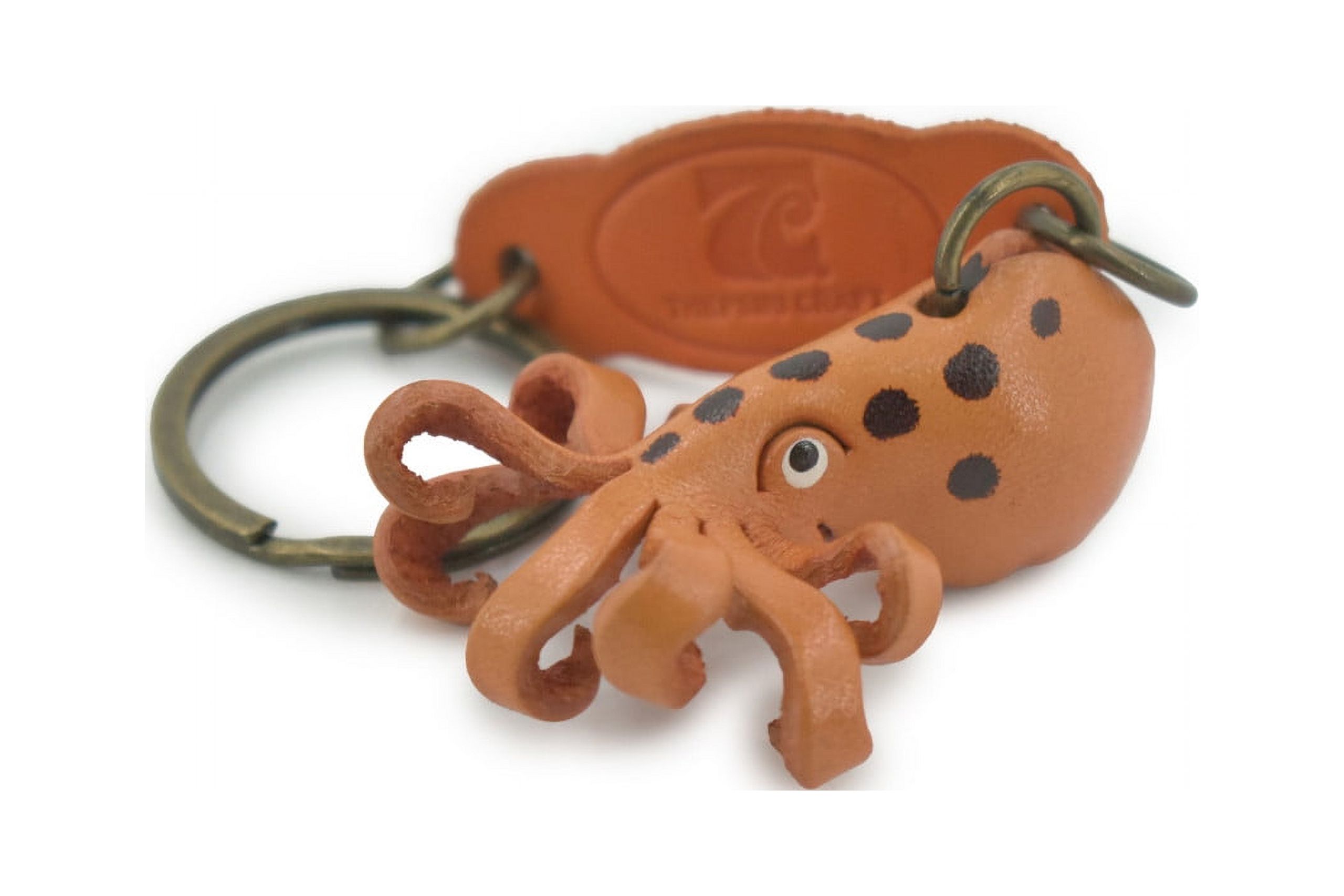 Octopus, Key Chain, Leather, Marine Mollusc, Octopoda, Octopi, Brown ...