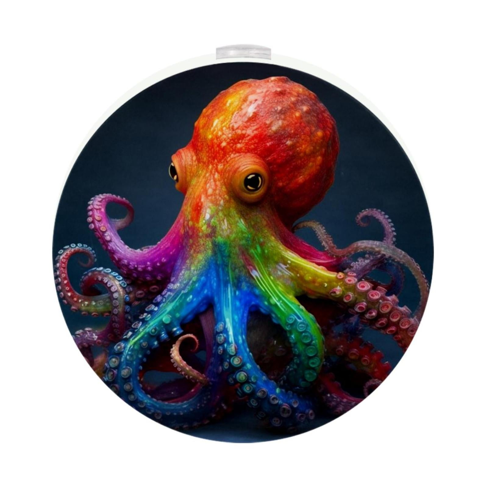 Octopus LED Night Light Wall Sensor Lamp, Set of 2, ABS Material ...