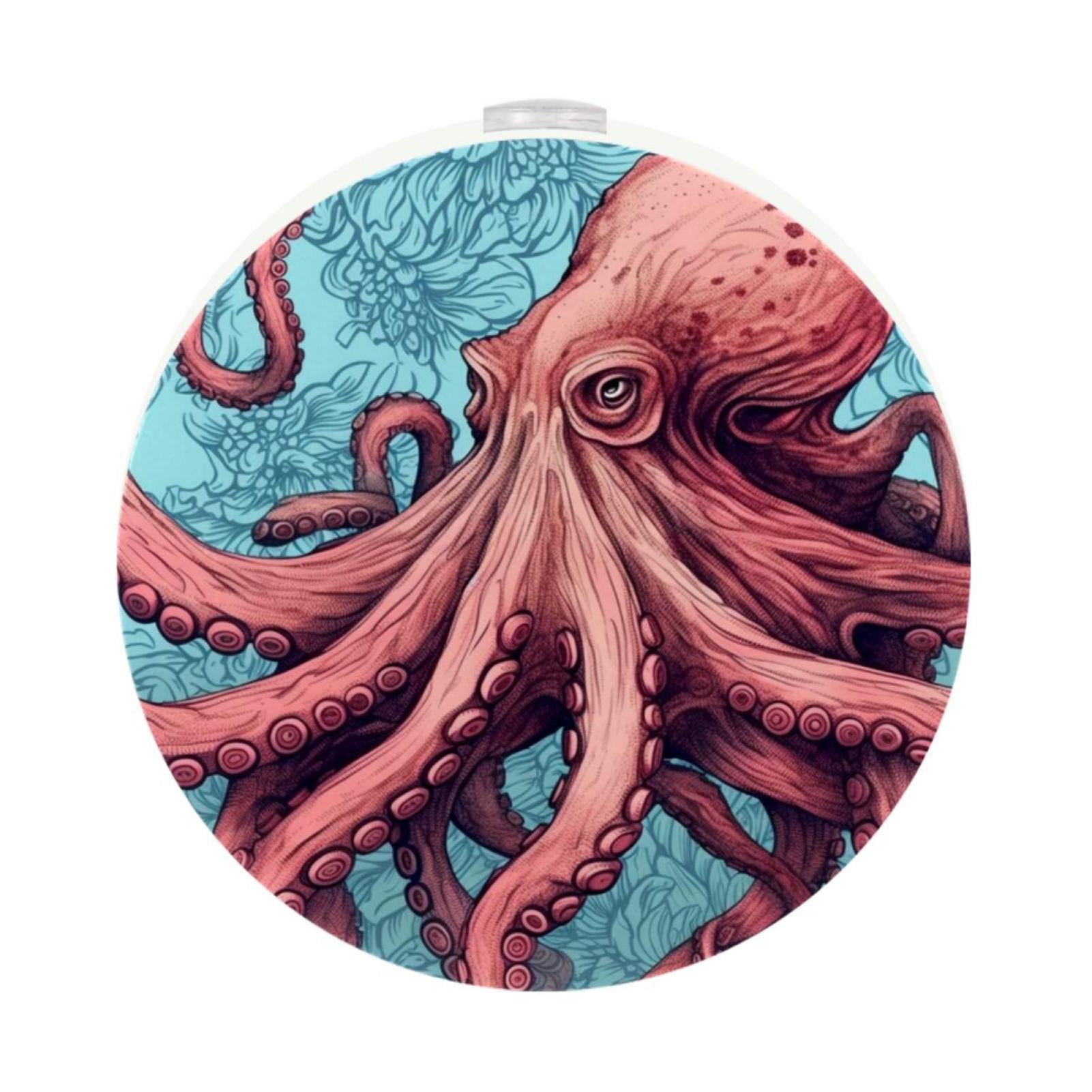 Octopus LED Night Lights - Wall Light, Inductive Control, Set of 2 ...