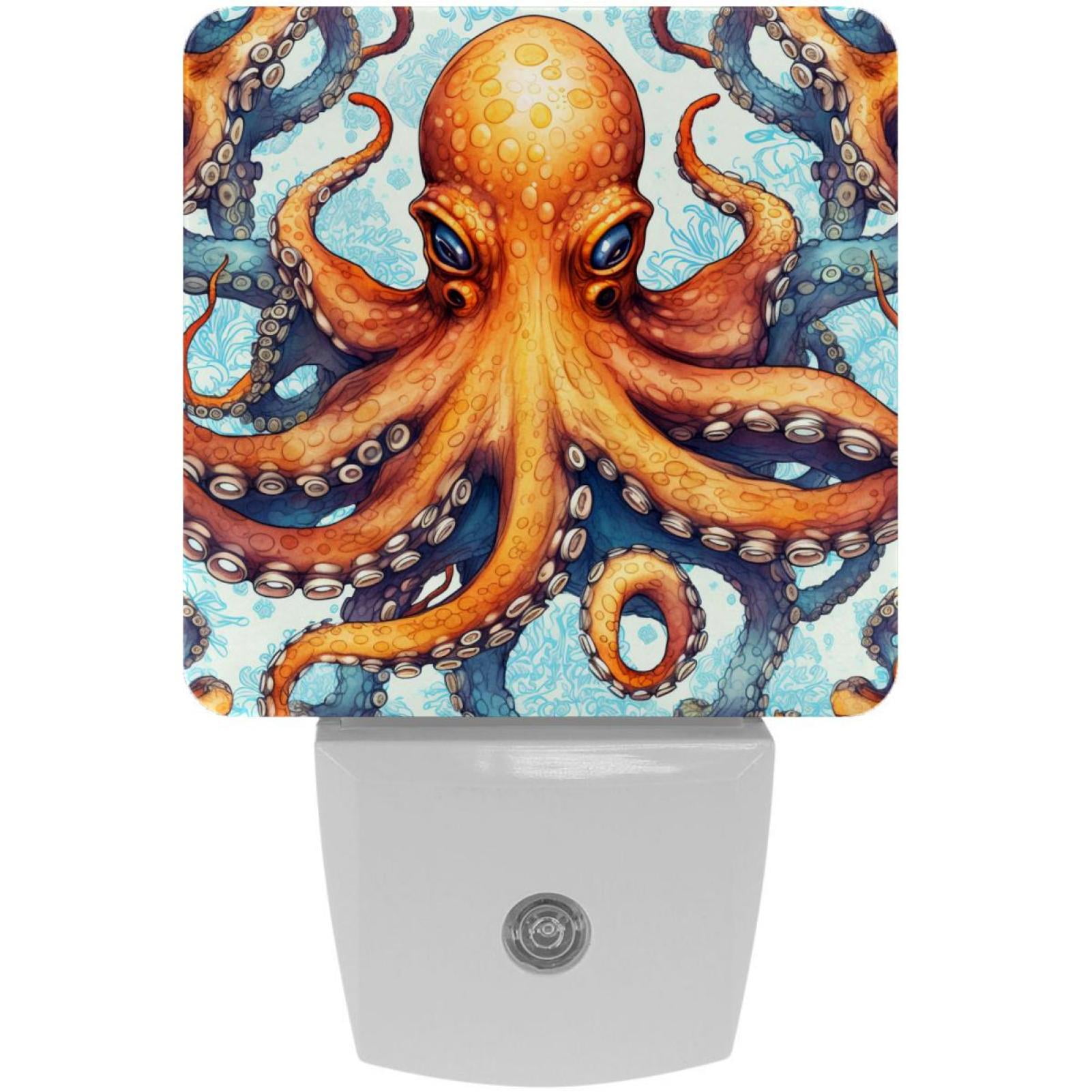 Octopus LED Square Night Light - Energy Efficient Plug-in Nightlight ...