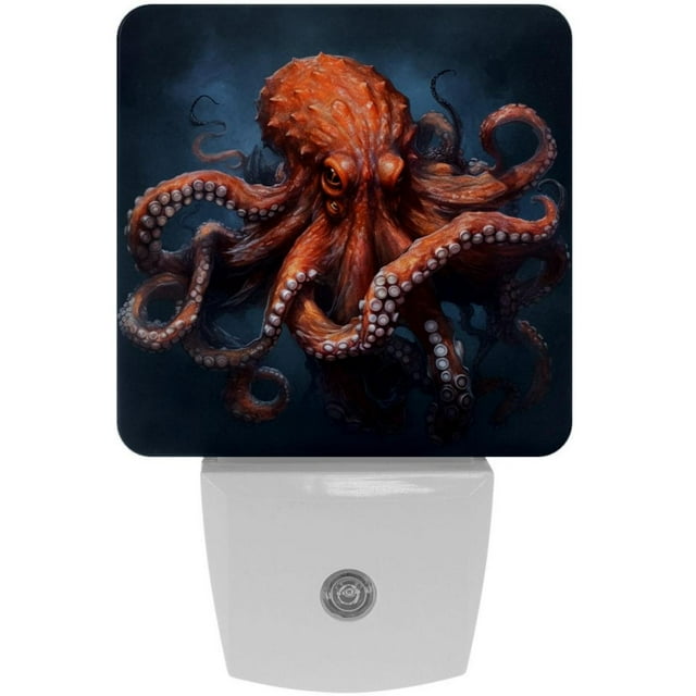 Octopus LED Square Night Light - Energy Efficient Plug-in Nightlight ...