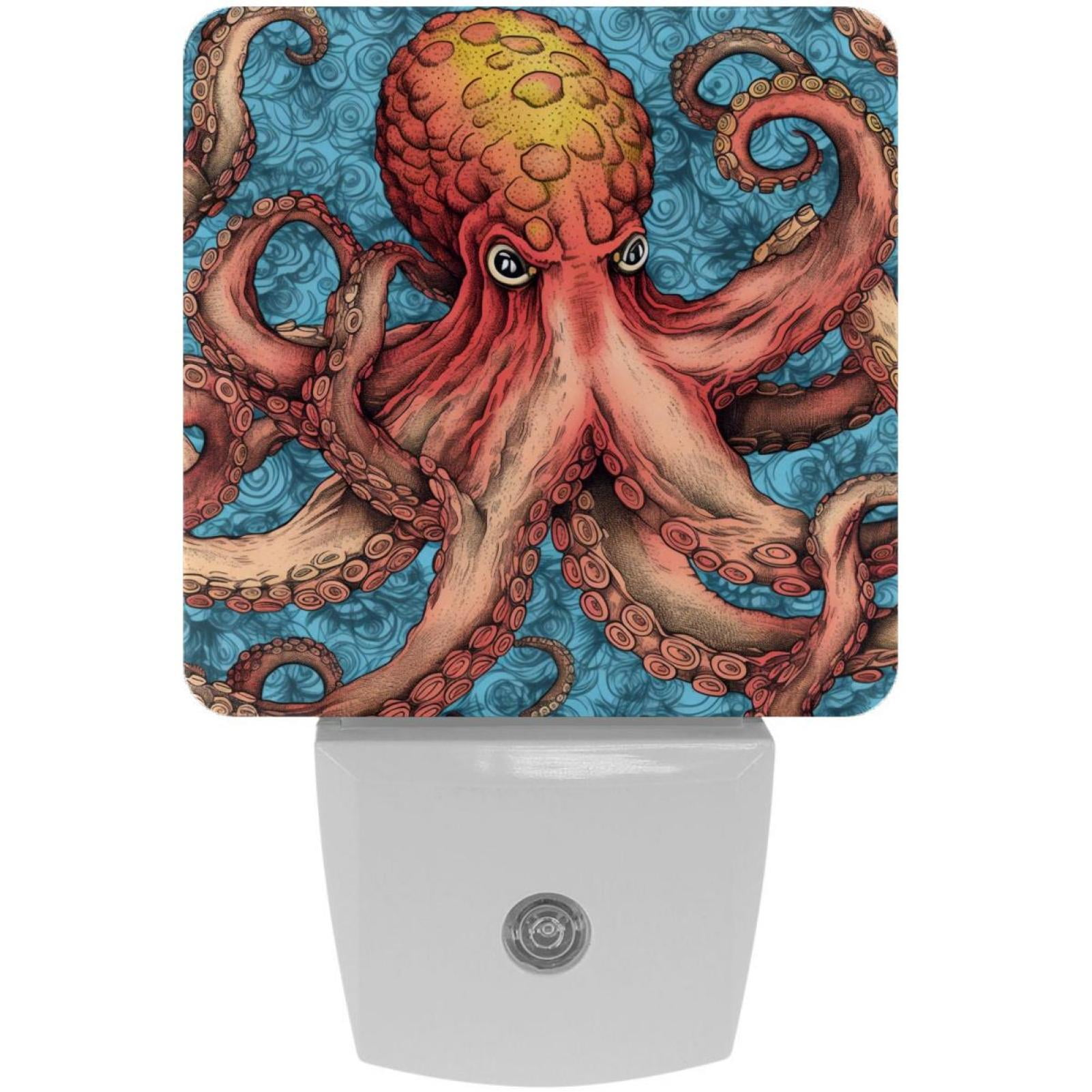 Octopus LED Square Night Light for Bedroom and Bathroom - Energy ...