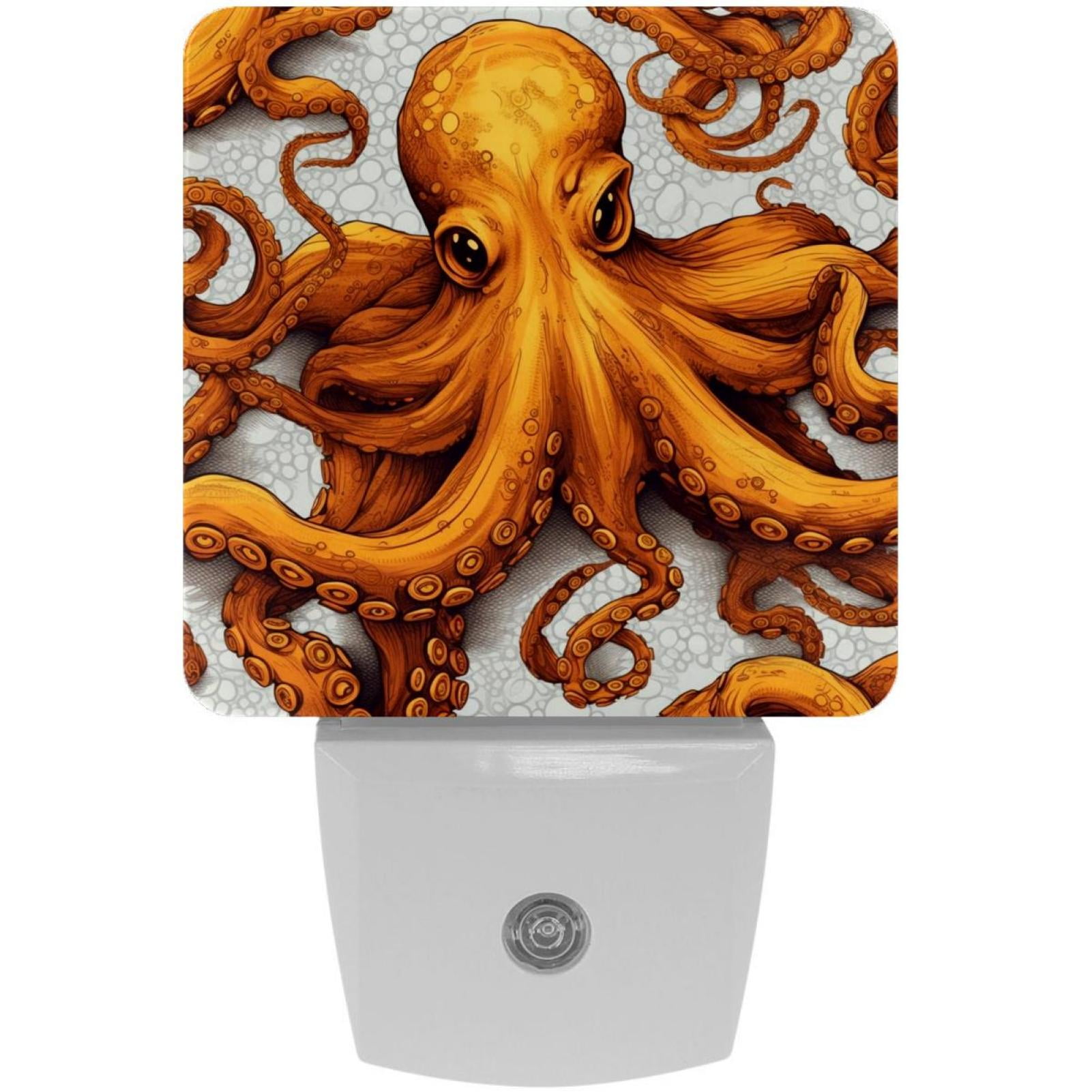 Octopus LED Square Night Lights - Bedside Lighting Solution for a ...