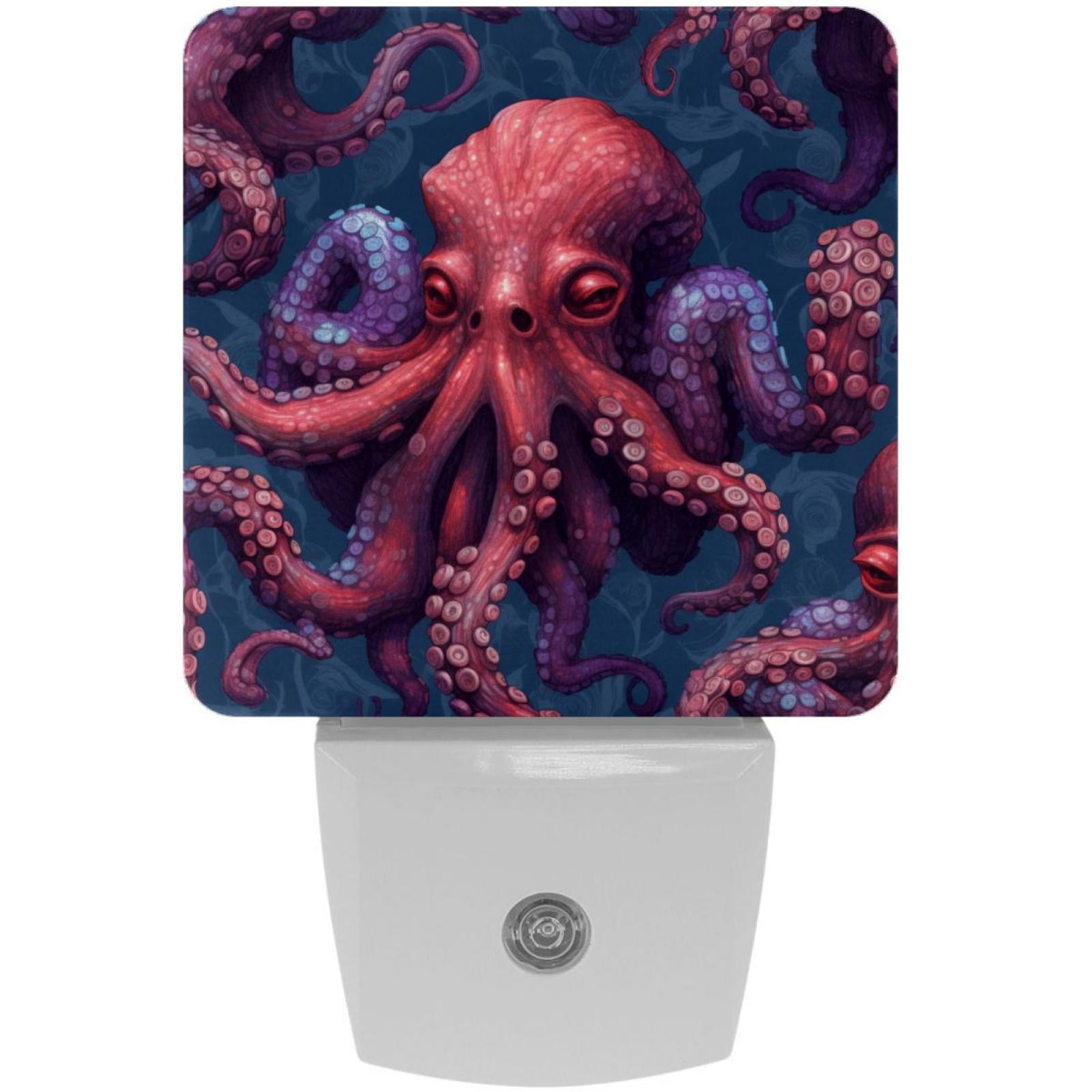 Octopus LED Square Night Lights - Bedside Lighting Solution for a ...