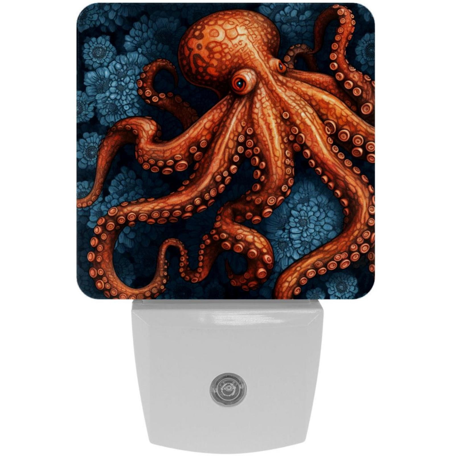 Octopus LED Square Night Lights - Energy Efficient & Elegant Decorative ...