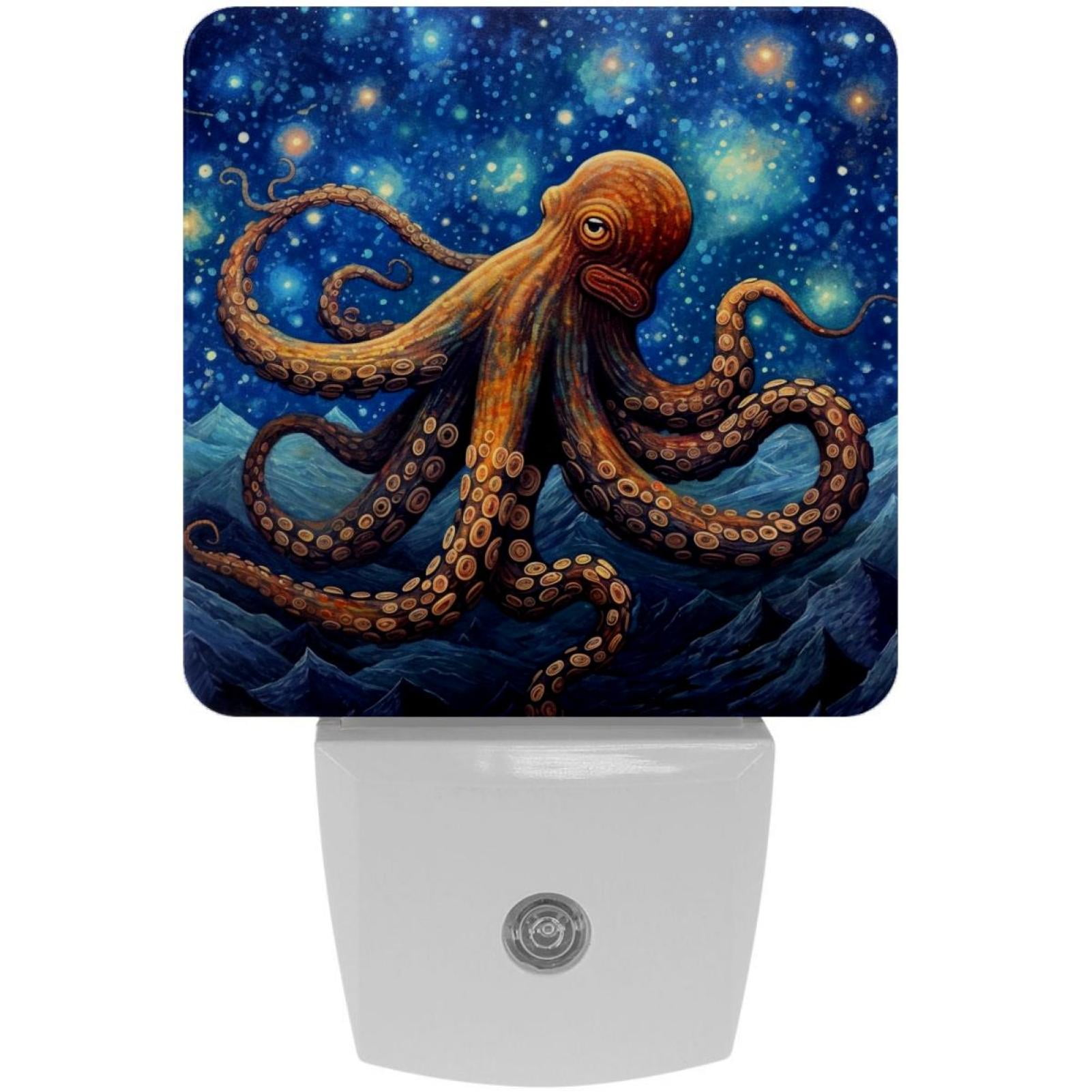 Octopus LED Square Night Lights - Energy Efficient & Elegant Decorative ...