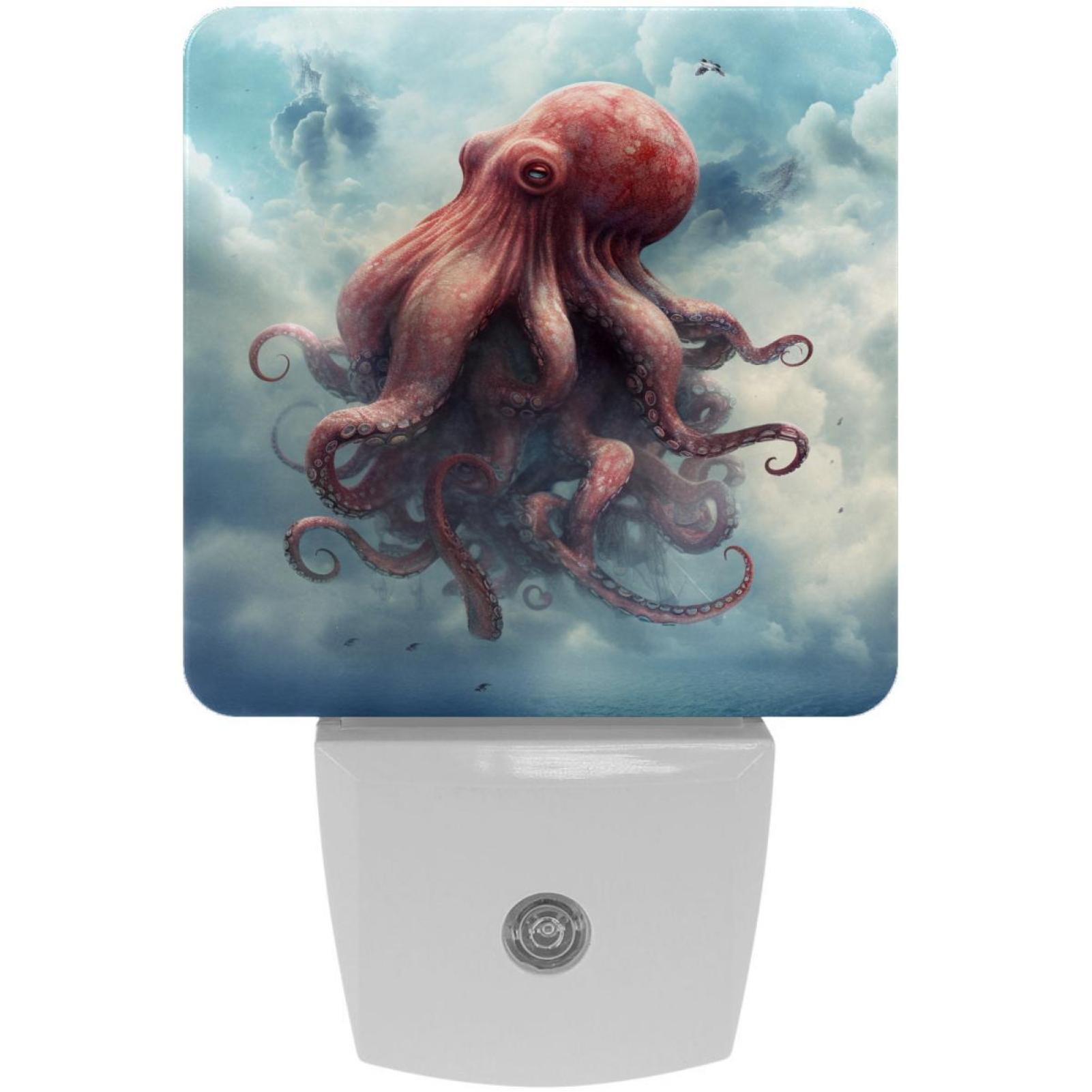 Octopus LED Square Night Lights - Energy Efficient and Stylish Bedroom ...
