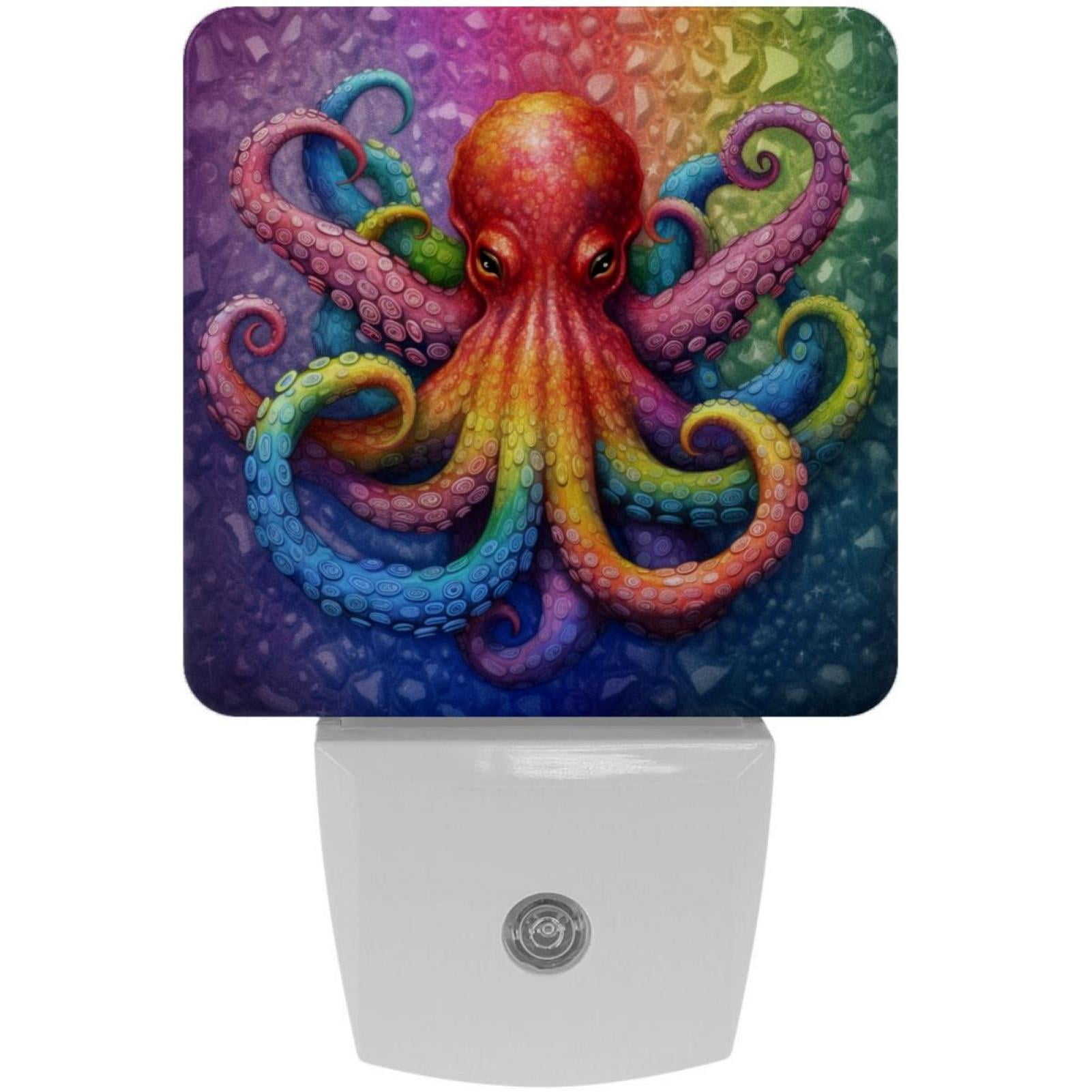 Octopus LED Square Night Lights - Energy Efficient and Stylish Bedroom ...