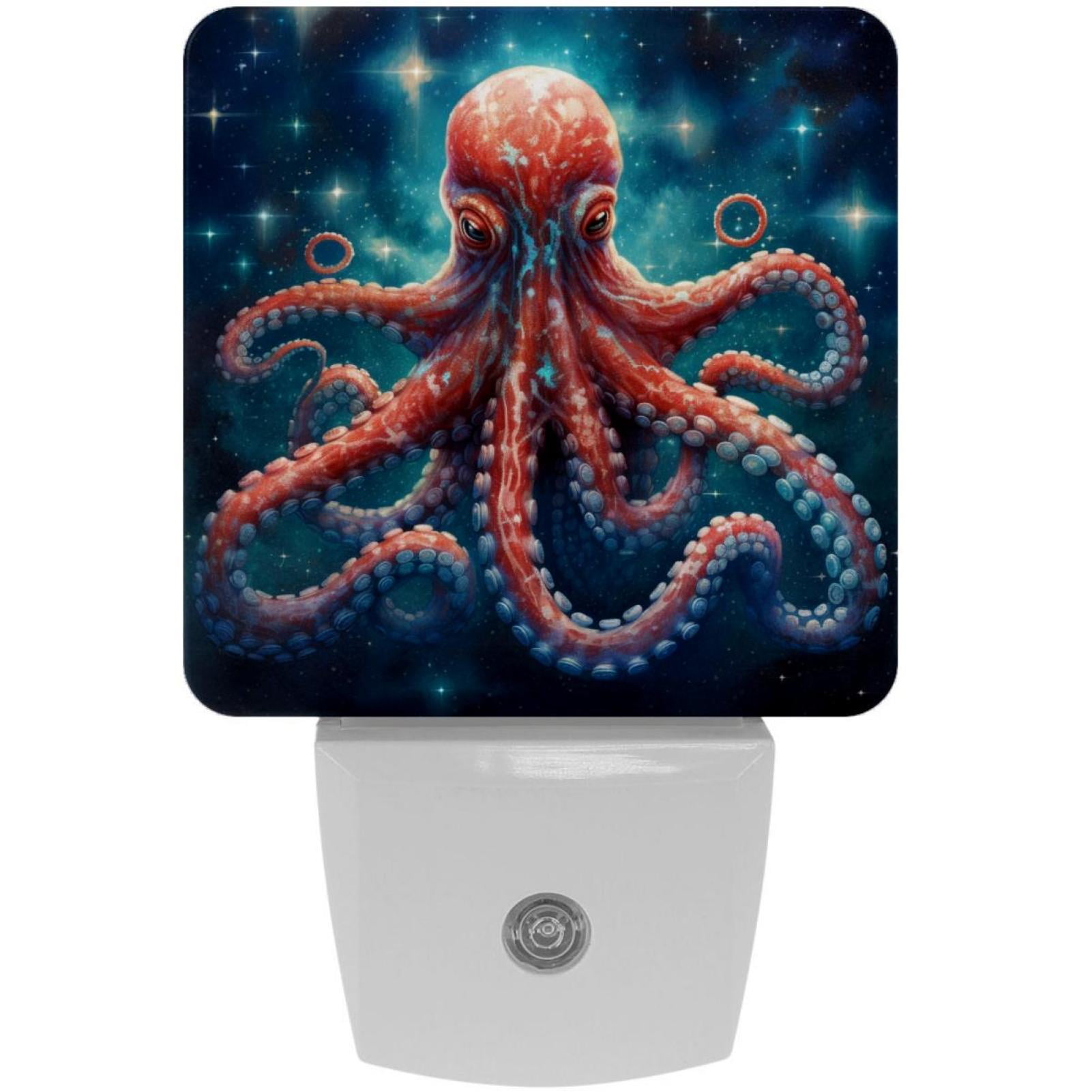 Octopus LED Square Night Lights - Energy Efficient and Stylish Bedroom ...