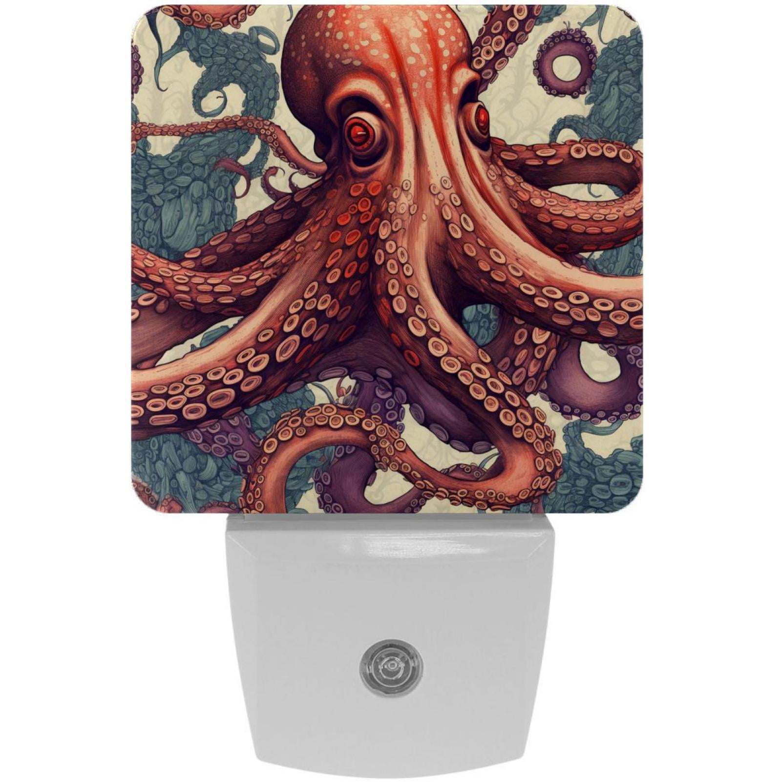 Octopus LED Square Night Lights - Energy Efficient and Stylish Room ...