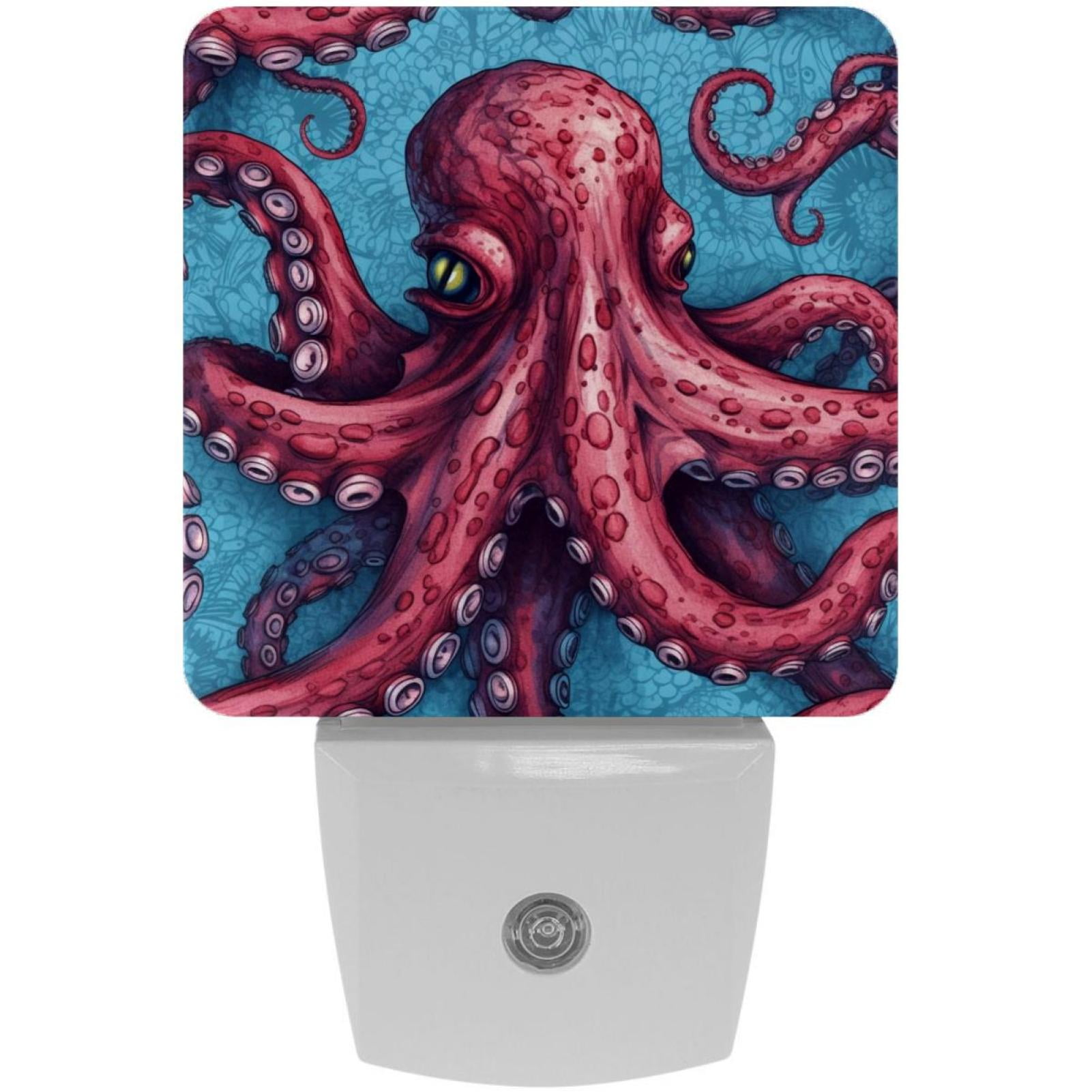 Octopus LED Square Night Lights - Modern Design, Energy Efficient ...
