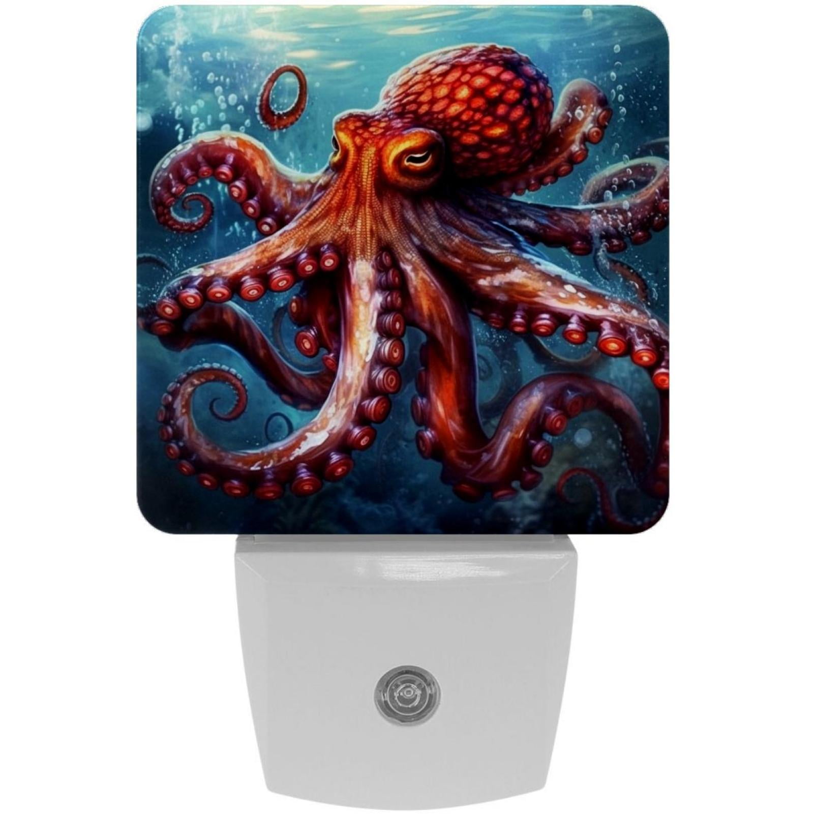 Octopus LED Square Night Lights - Modern and Versatile Plug-in Lighting ...