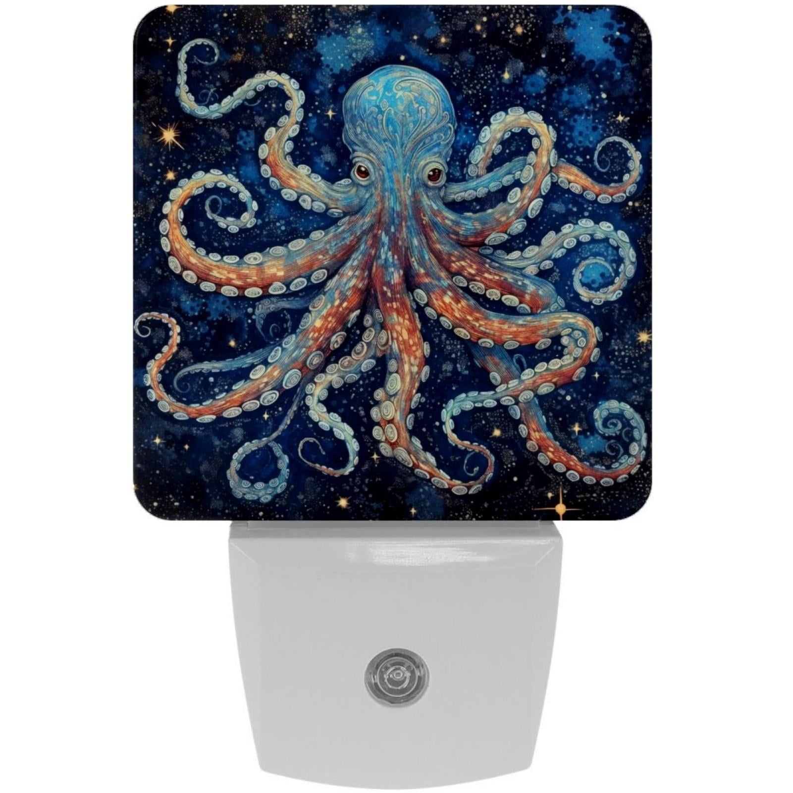 Octopus LED Square Night Lights - Modern and Versatile Plug-in Lighting ...