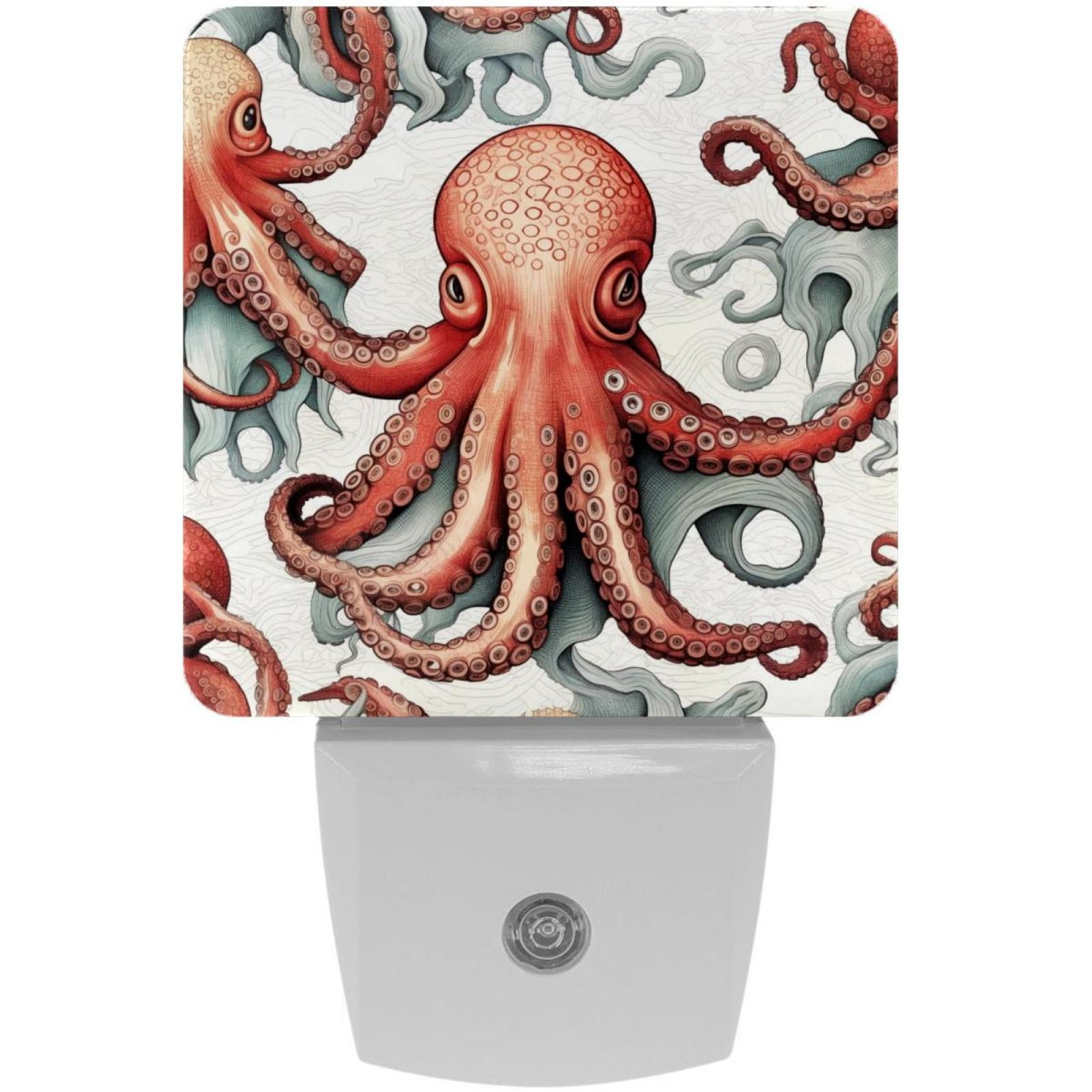 Octopus LED Square Night Lights - Stylish and Convenient Illumination ...