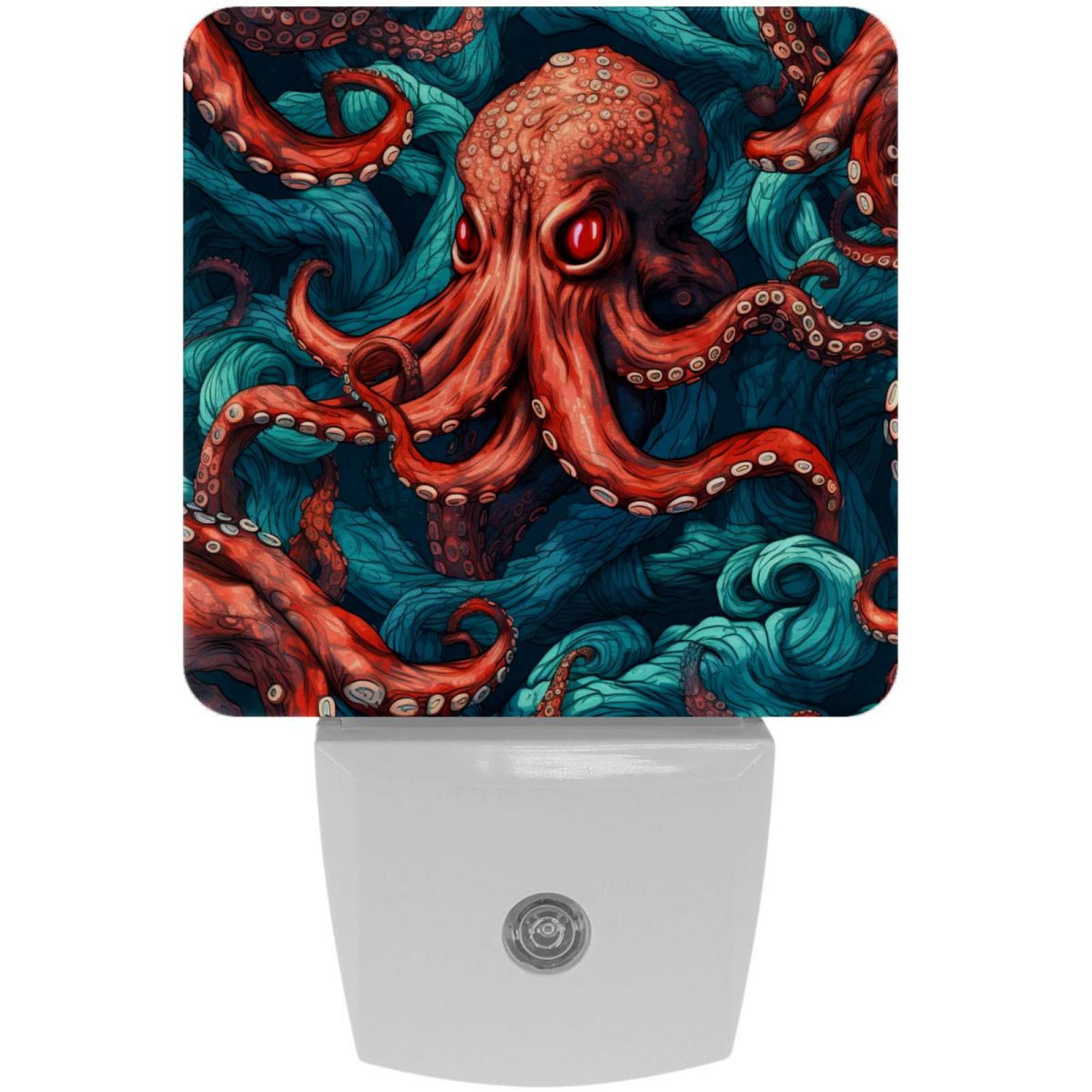 Octopus LED Square Night Lights - Stylish and Convenient Illumination ...