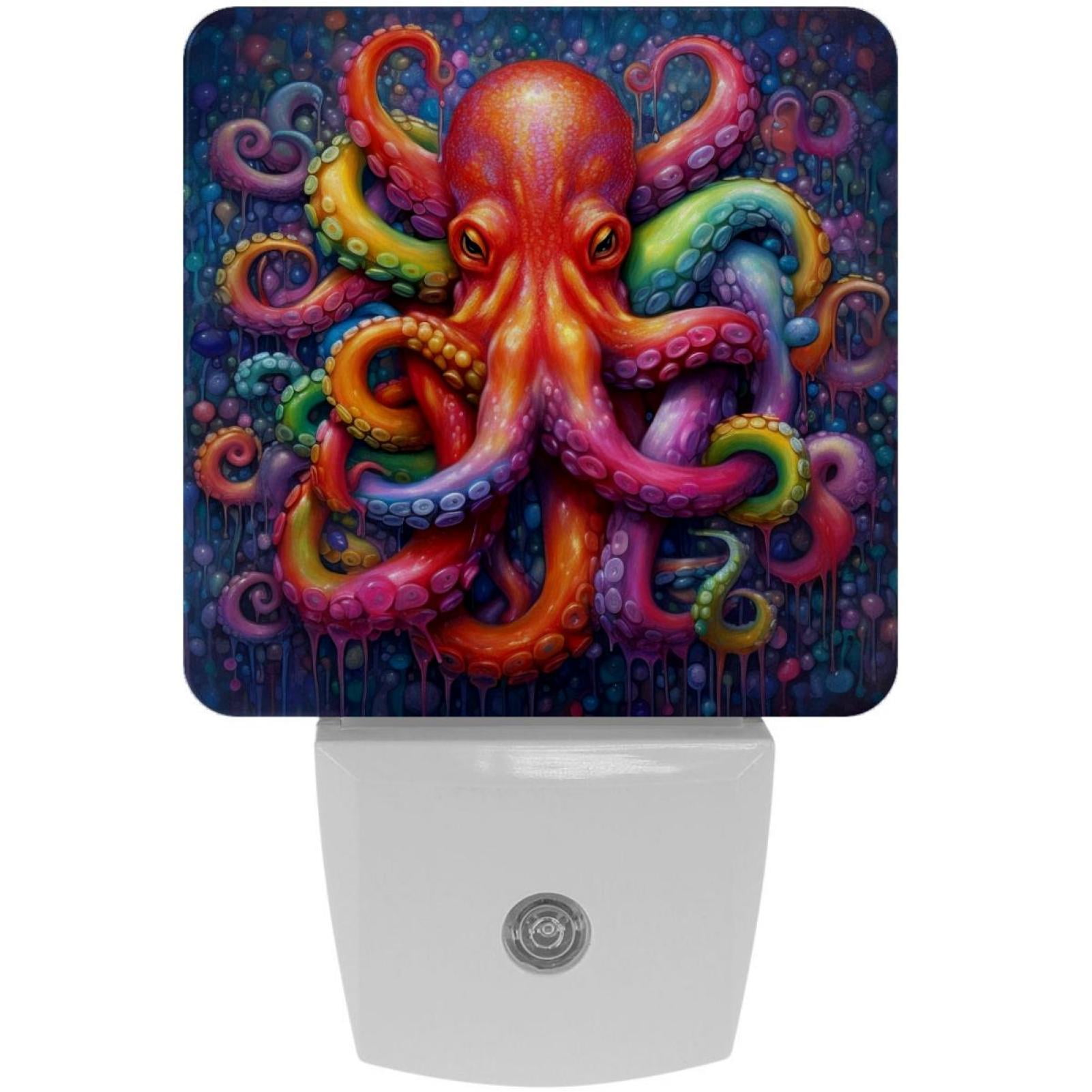 Octopus LED Square Night Lights - Stylish and Energy-Efficient ...