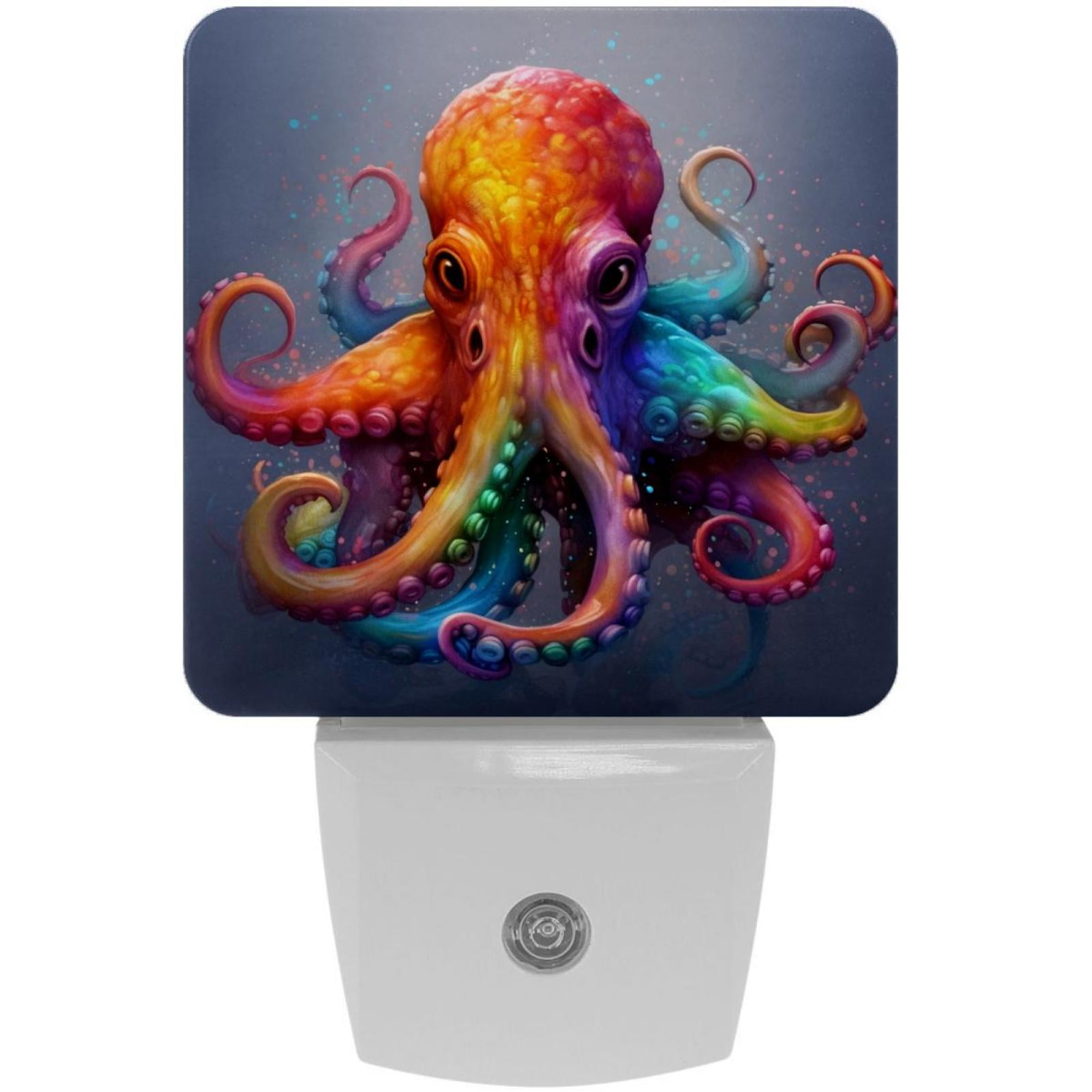 Octopus LED Square Night Lights - Stylish and Energy-Efficient ...