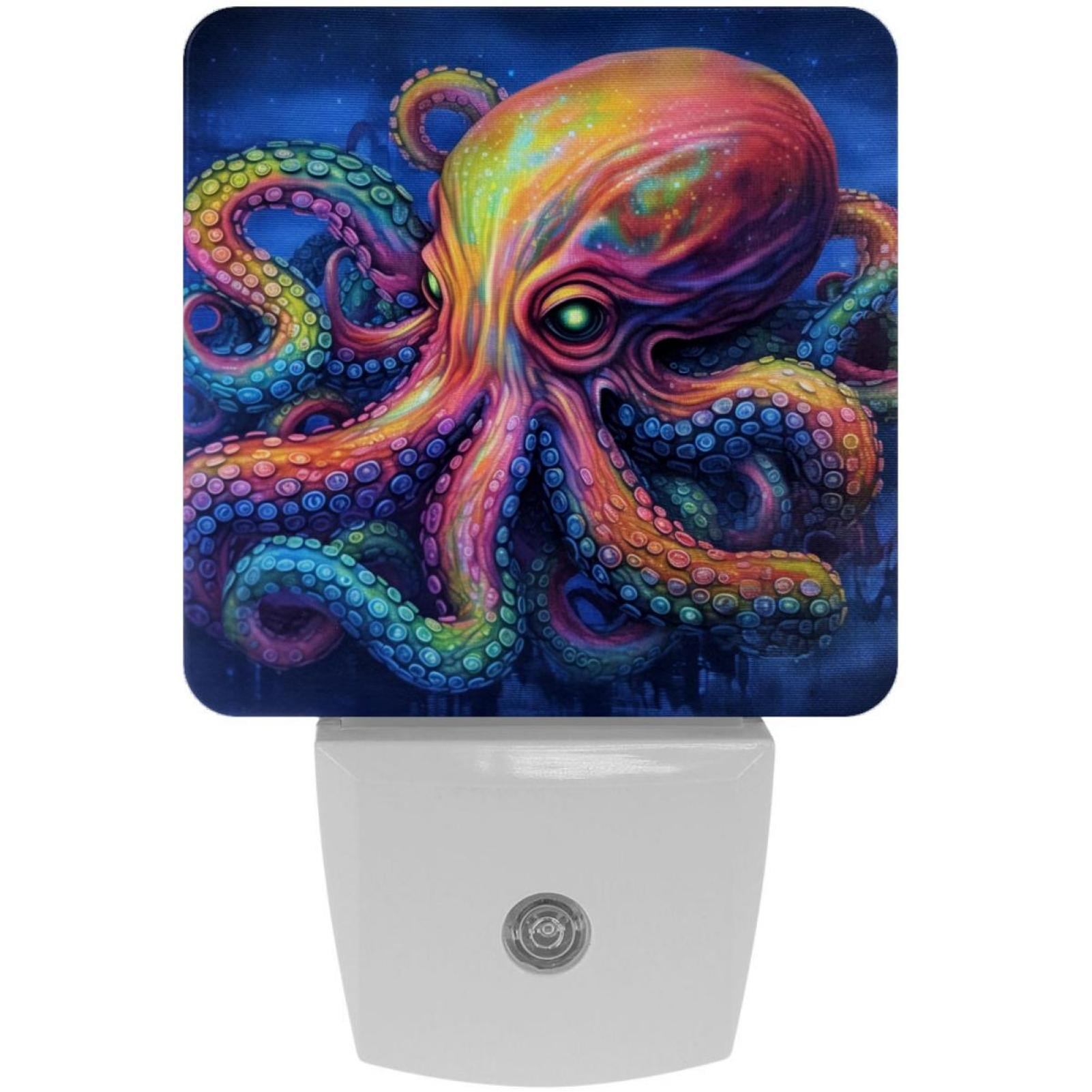 Octopus LED Square Night Lights - Stylish and Energy-Efficient Room ...