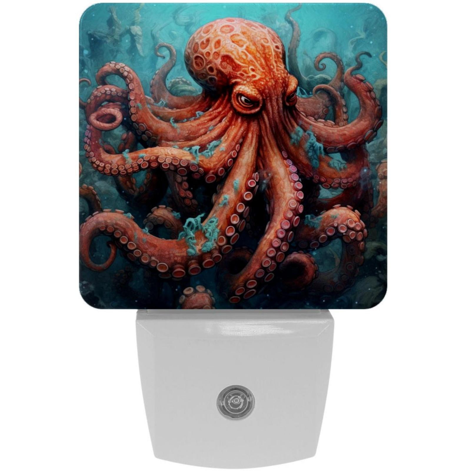 Octopus LED Square Night Lights - Stylish and Energy-Efficient Room ...