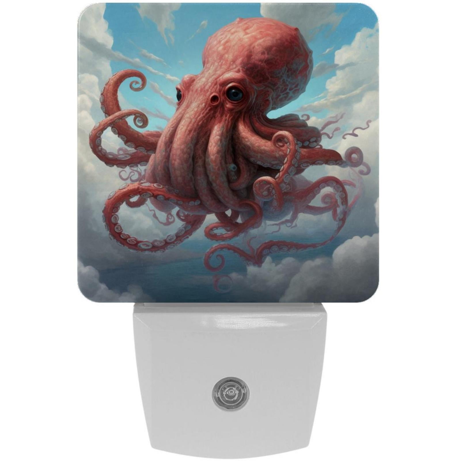 Octopus LED Square Night Lights - Stylish and Energy-Efficient Room ...