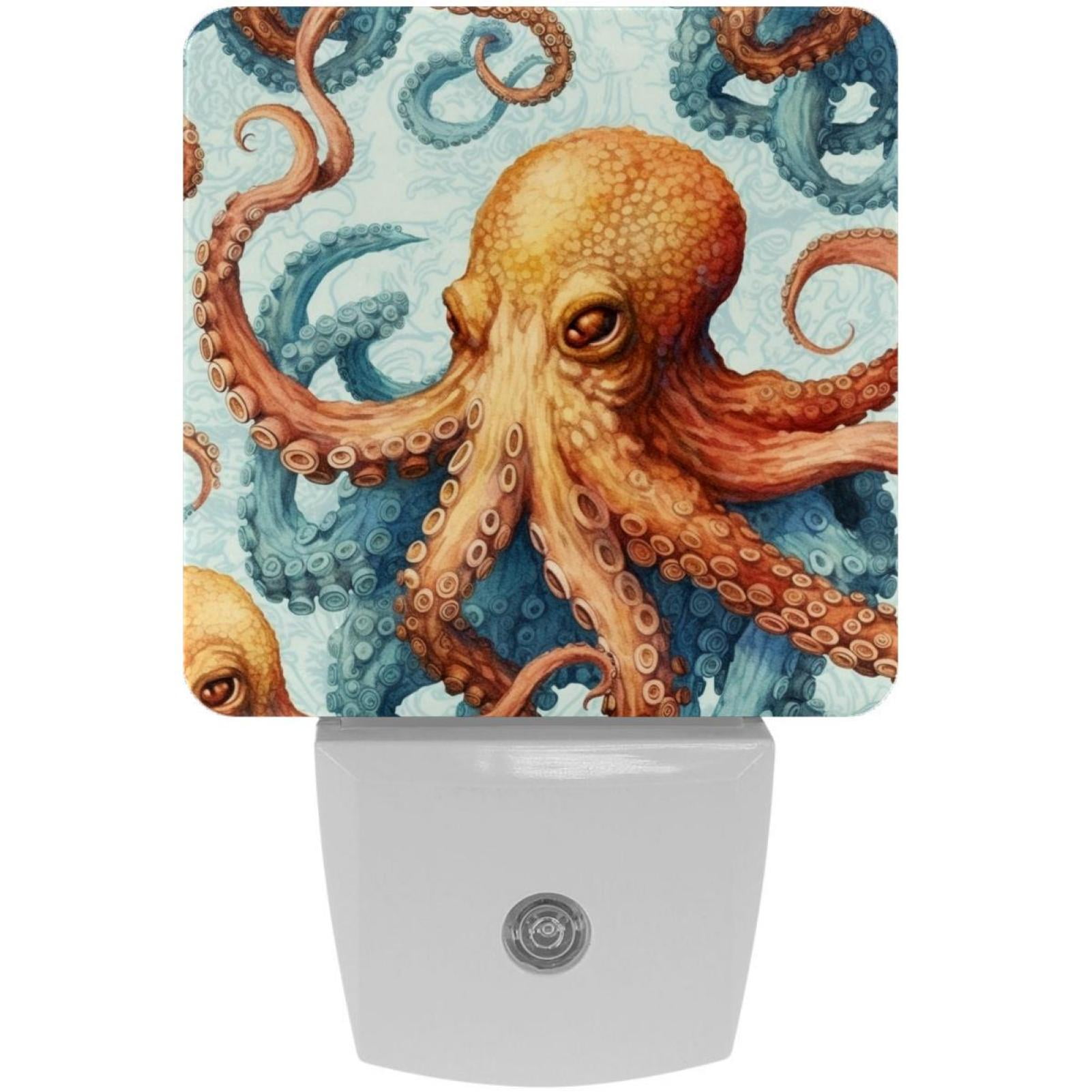 Octopus LED Square Night Lights - Stylish and Energy-Efficient Room ...