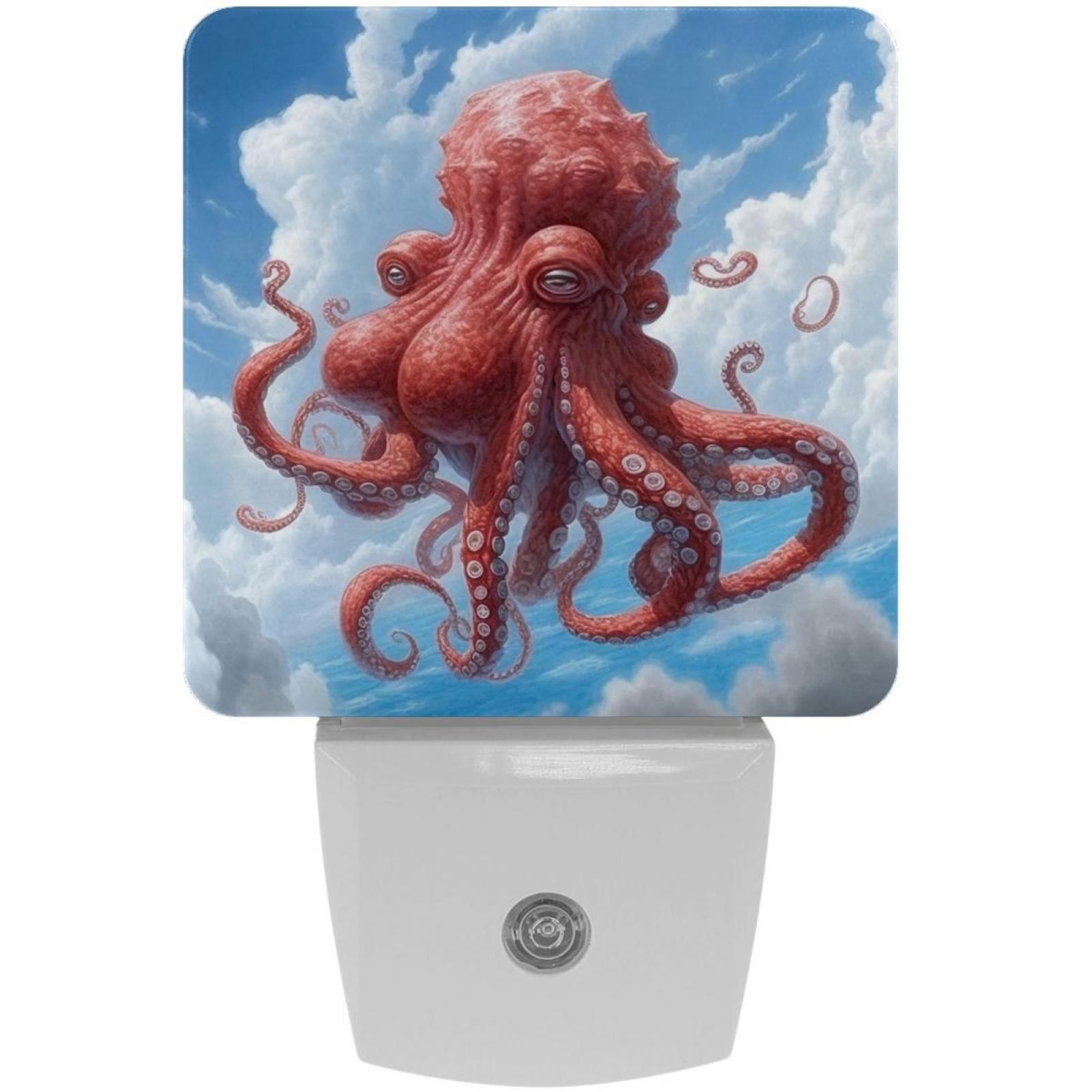 Octopus LED Square Night Lights - Stylish and Energy-Efficient Room ...