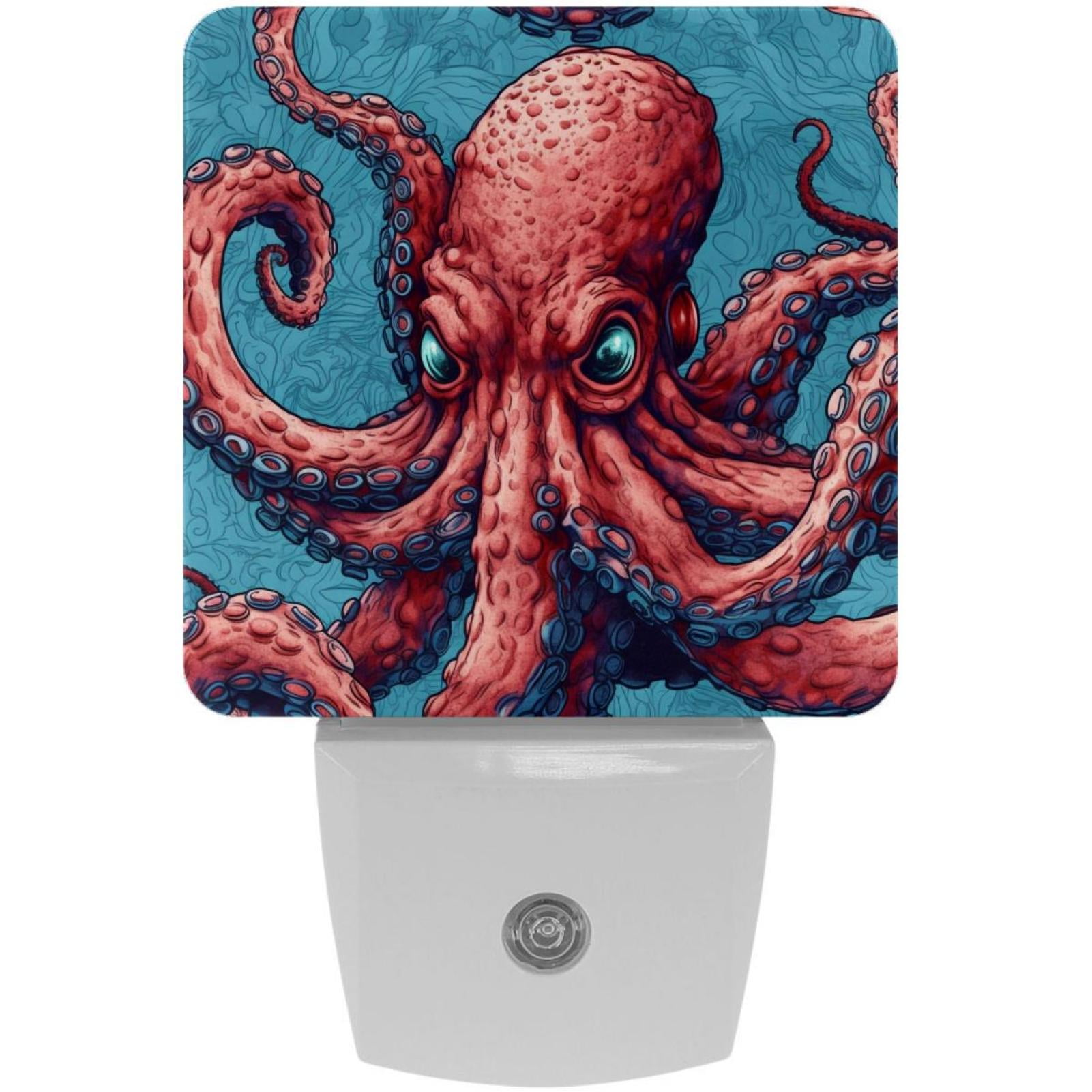 Octopus LED Square Night Lights - Stylish and Energy-Efficient Room ...