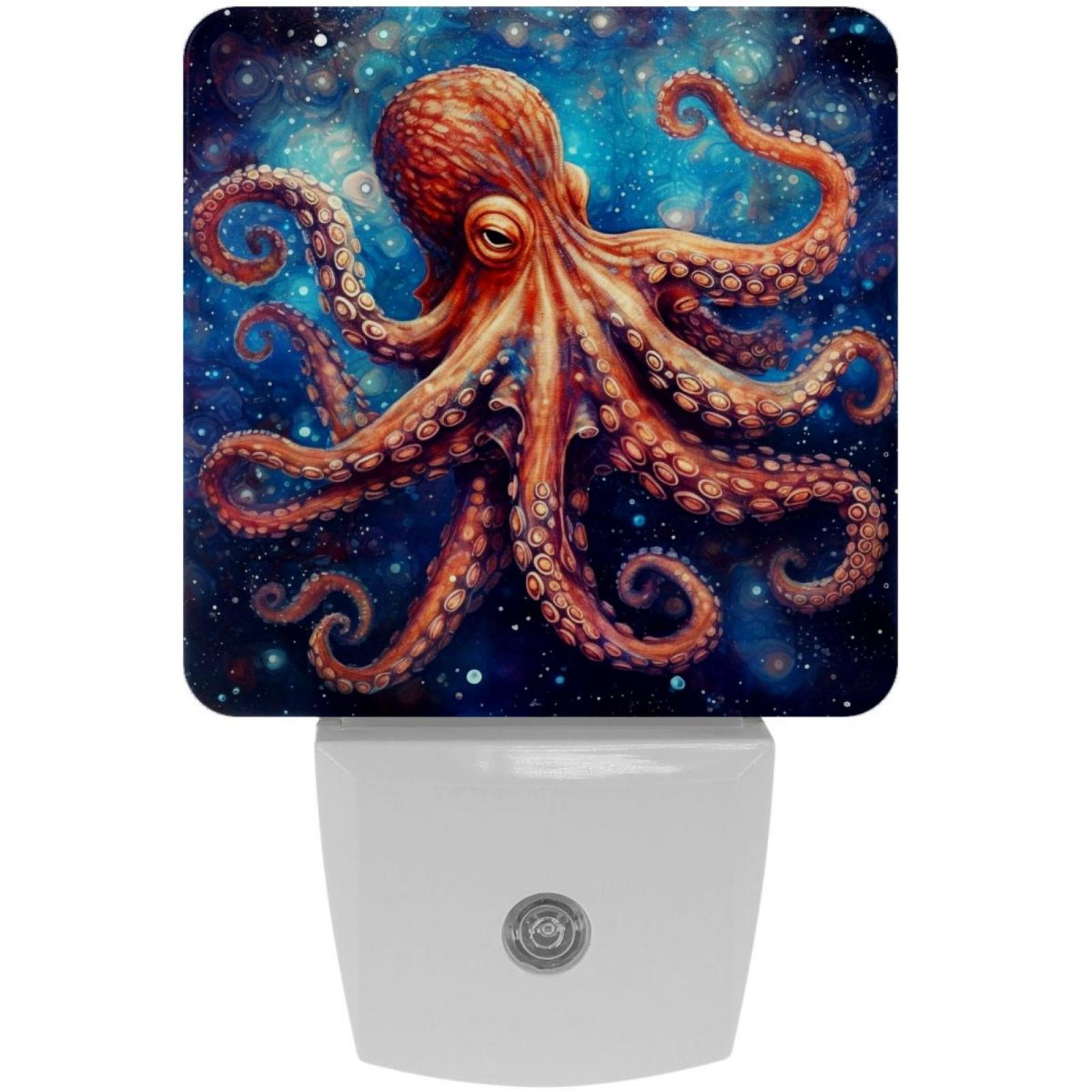 Octopus LED Square Night Lights - Stylish and Functional Nightlight for ...