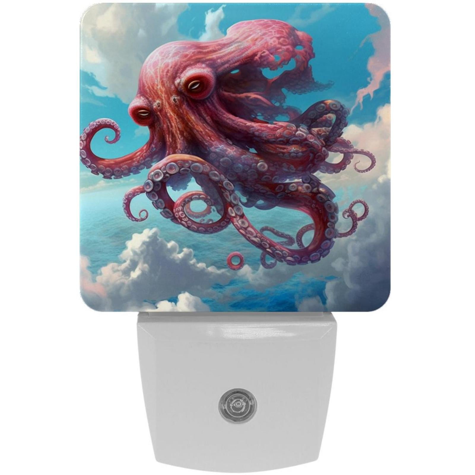 Octopus LED Square Night Lights - Stylish and Functional Nightlight for ...