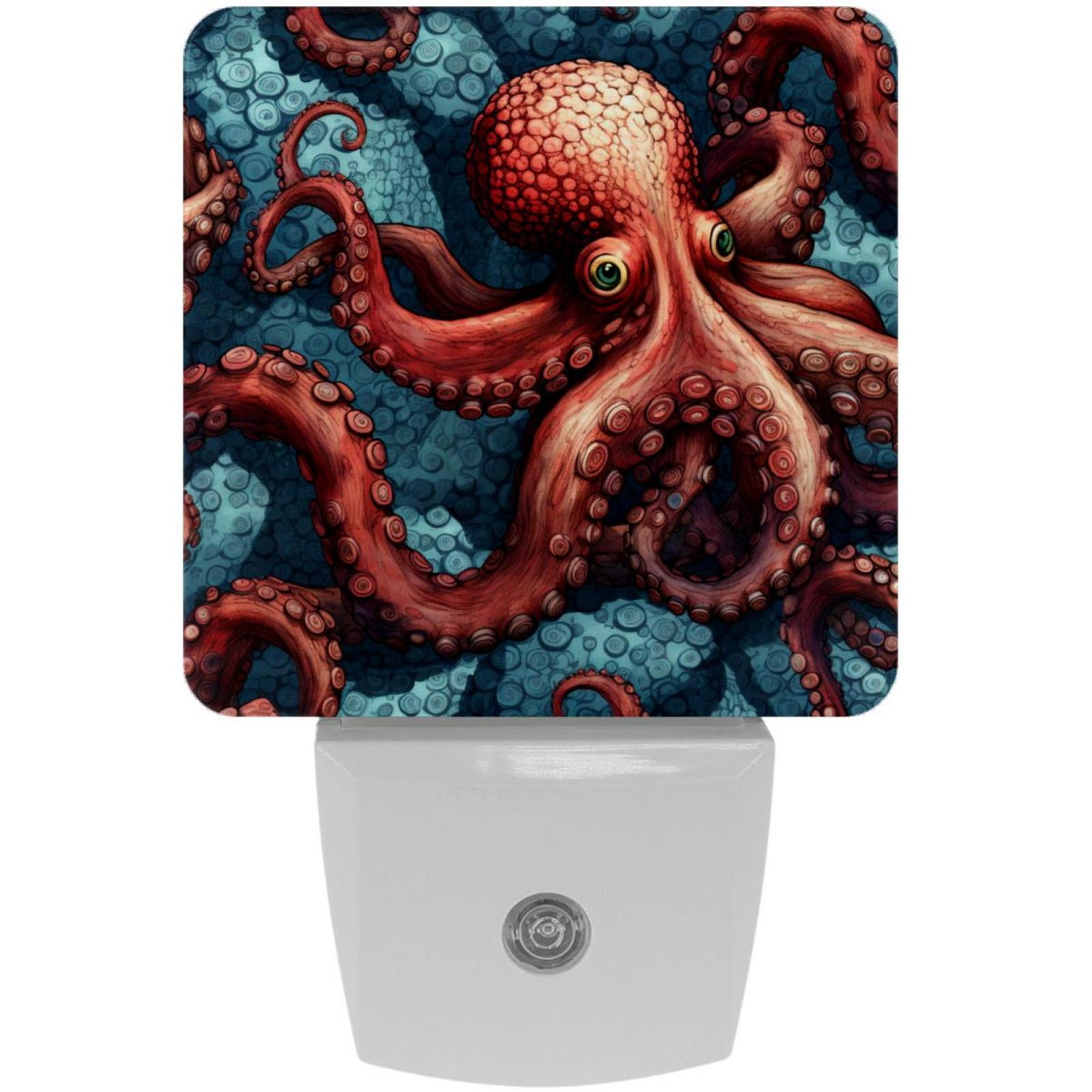 Octopus LED Square Night Lights - Stylish and Functional Nightlight for ...