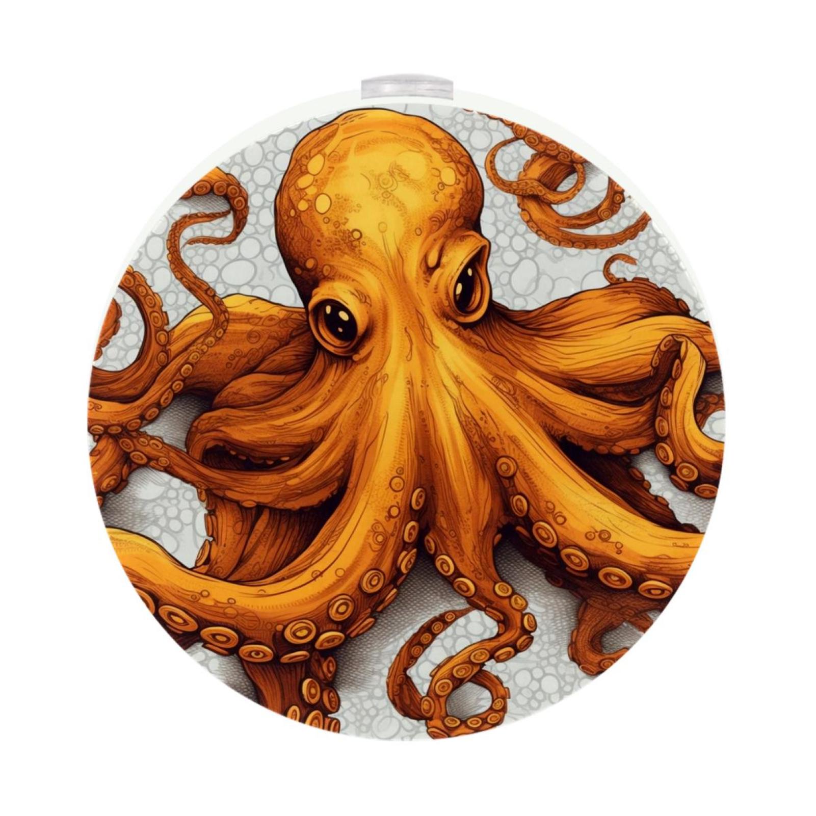 Octopus LED Wall Light Night Light - Induction Control, 2-Pack ...