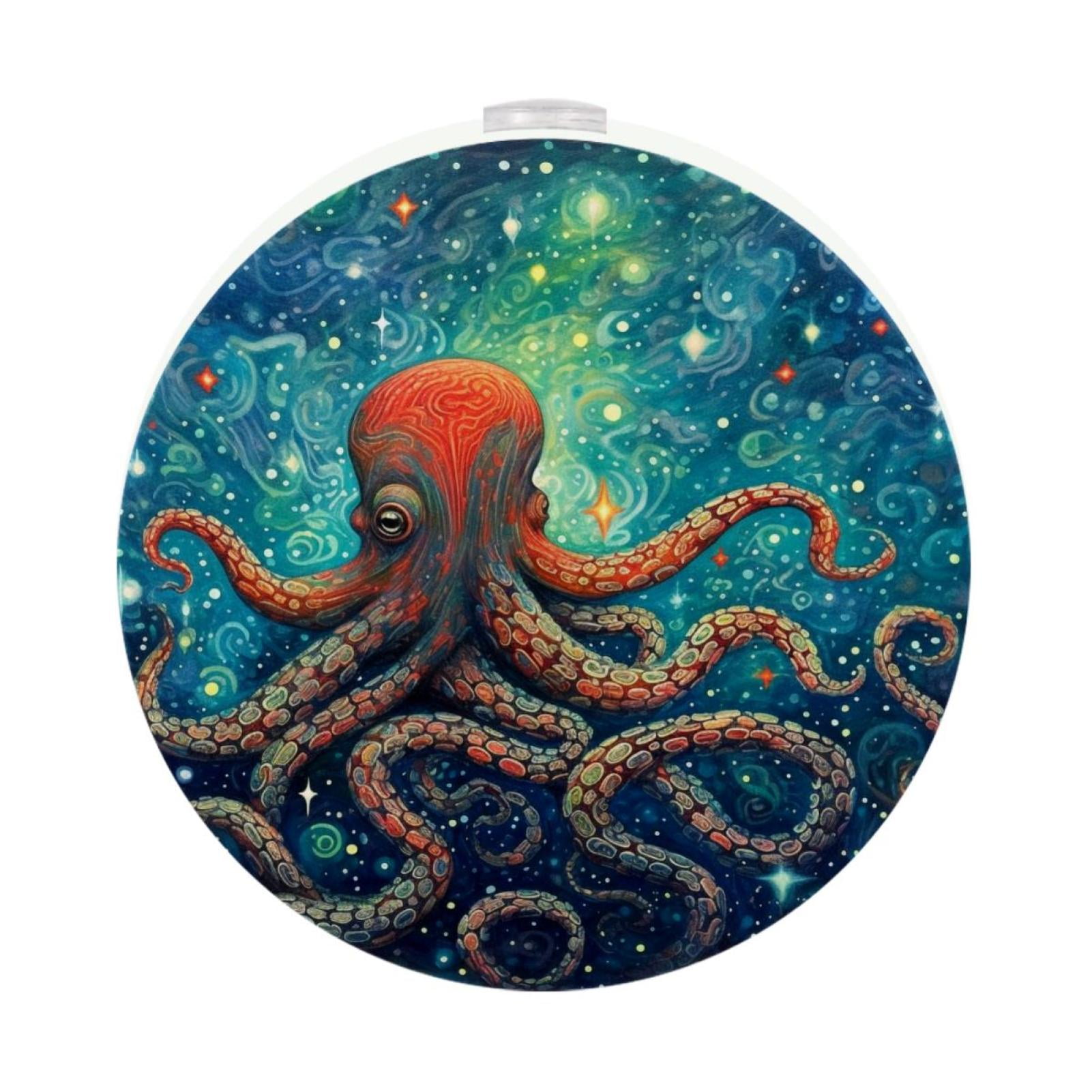 Octopus LED Wall Light Night Light - Small LED Light for Room Lights ...