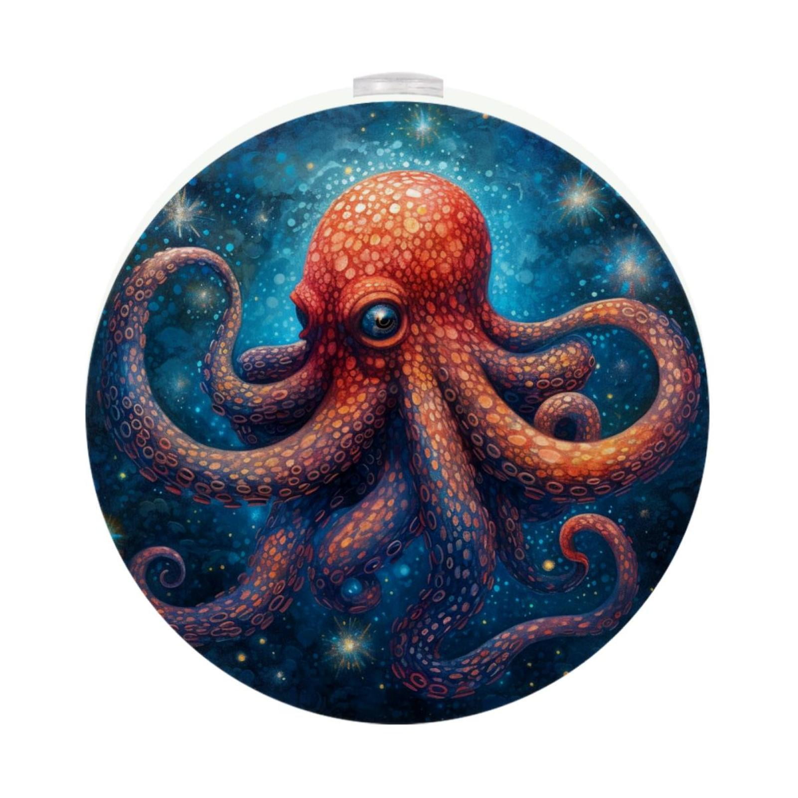 Octopus LED Wall Night Light - Induction Control, Set of 2 - Walmart.com