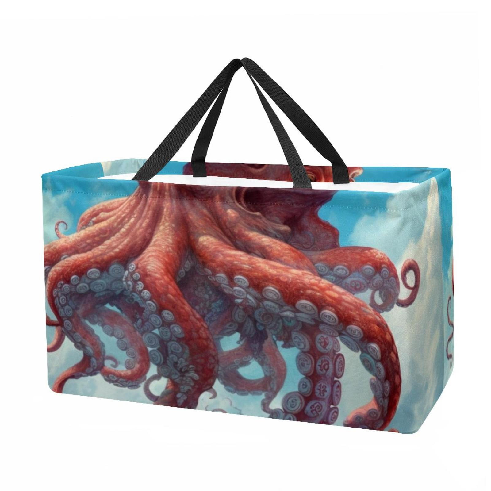 Octopus Large Capacity Reinforced Oxford Cloth Storage Bin - Reusable ...