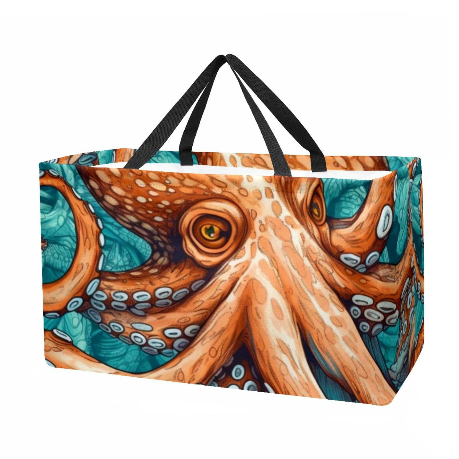 Octopus Large Capacity Reusable Foldable Cube Organizer with Oxford ...